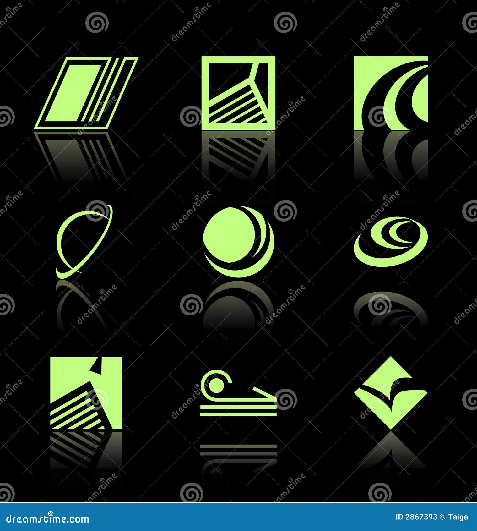 Design Elements - Icon Set (2) Stock Vector - Illustration of clip ...