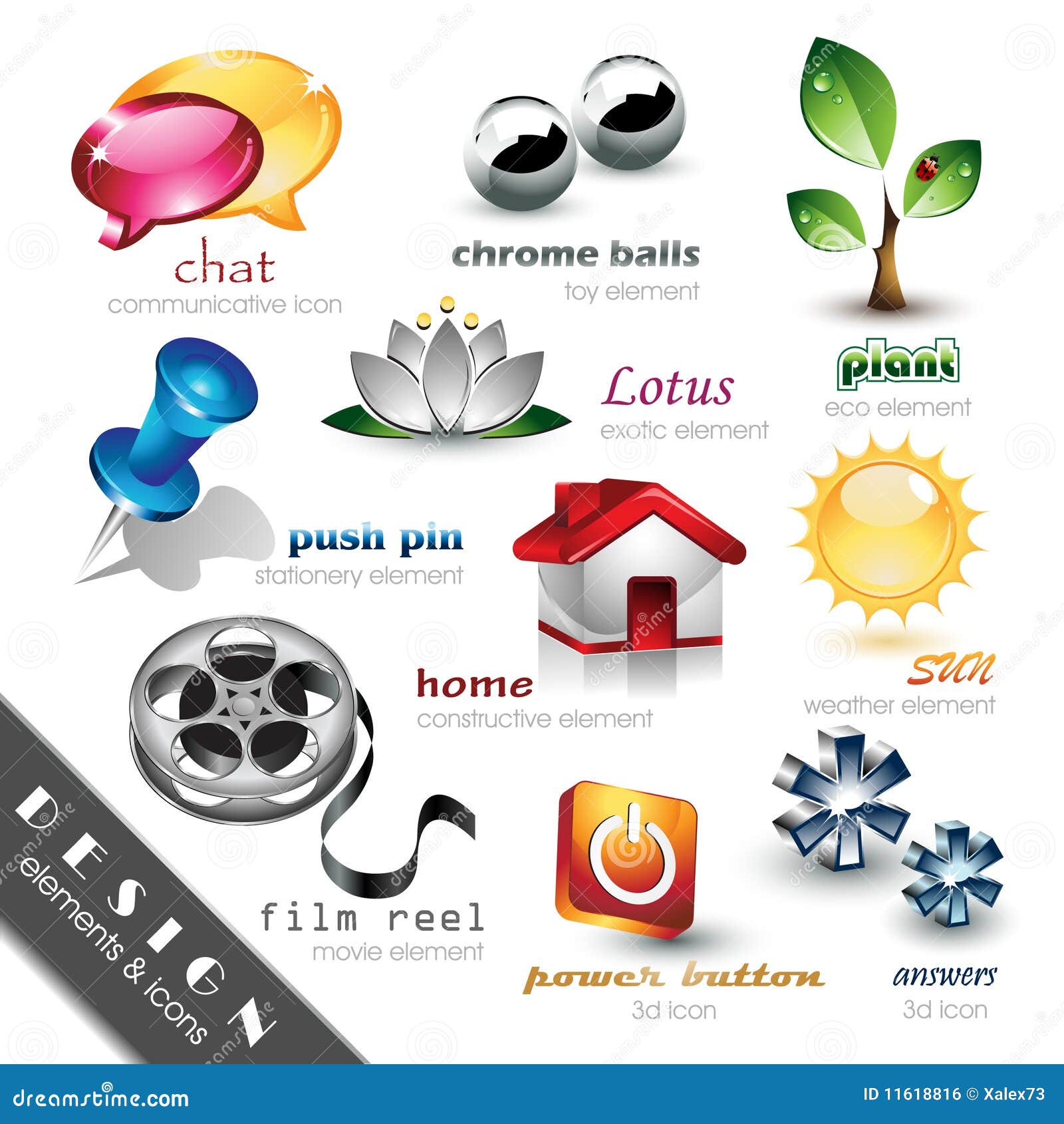 Design Elements and Icons stock vector. Illustration of grey - 11618816