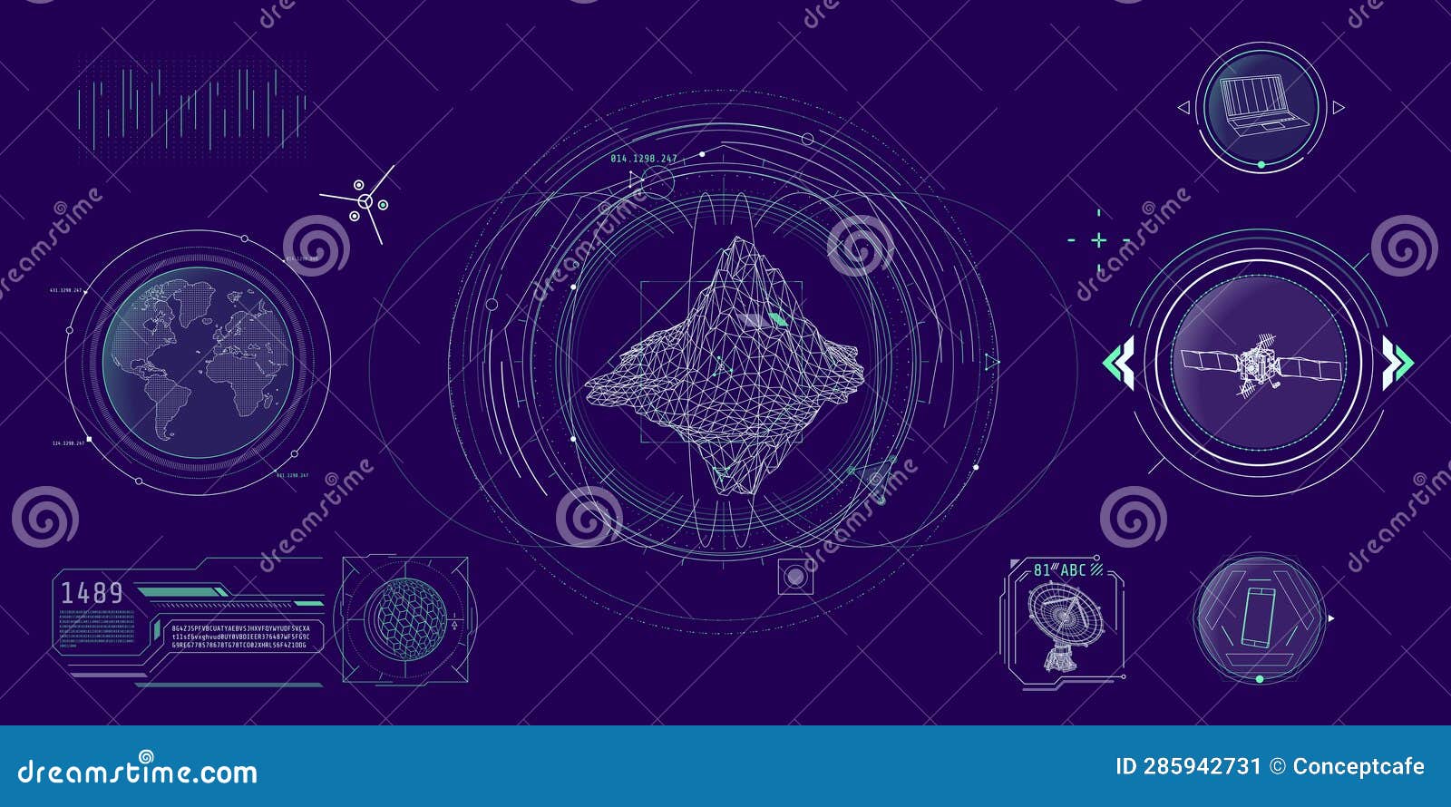 Design Elements for Infographic of Big Data. Stock Vector ...