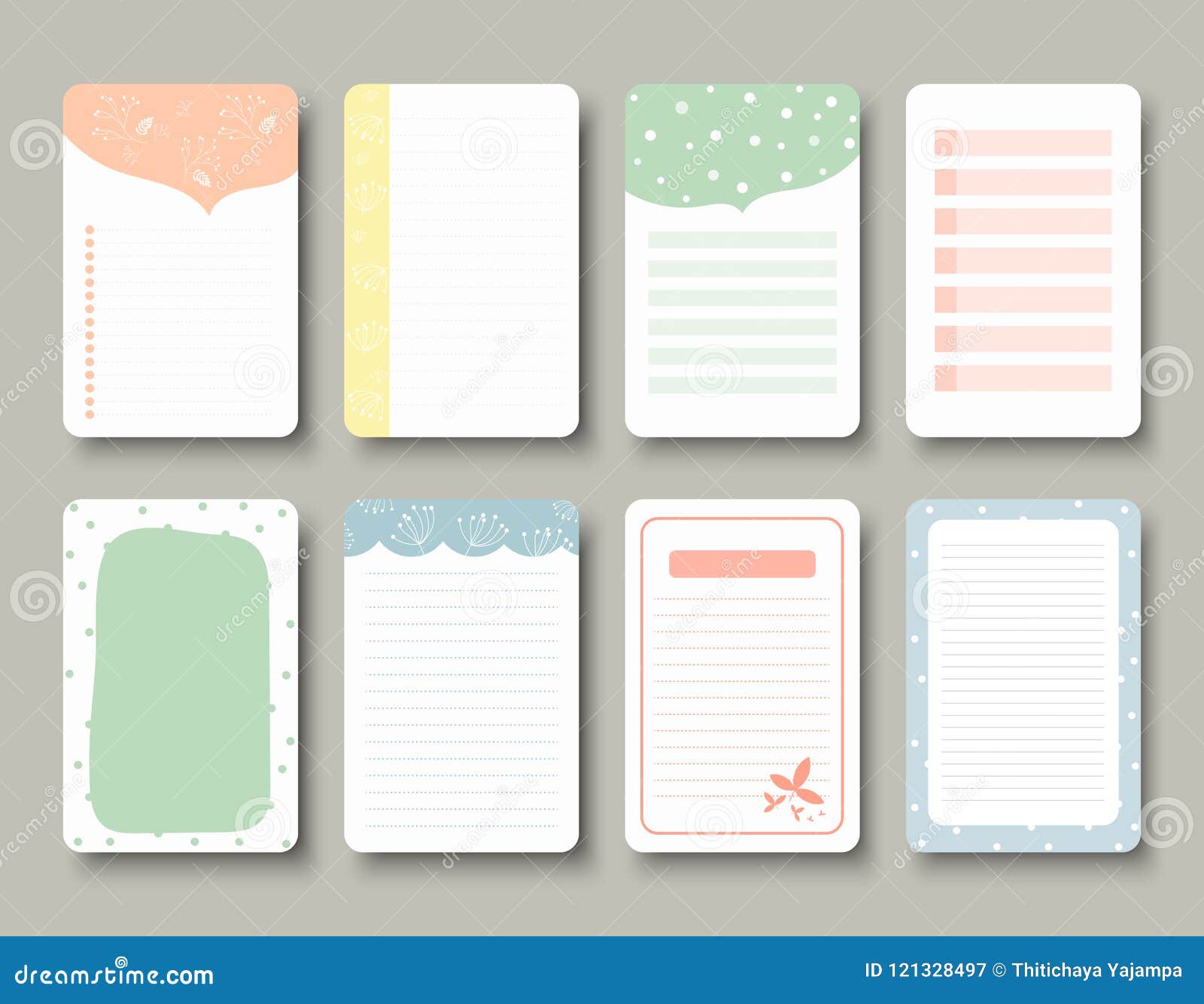 Design Elements for Notebook Stock Vector - Illustration of illustrated ...
