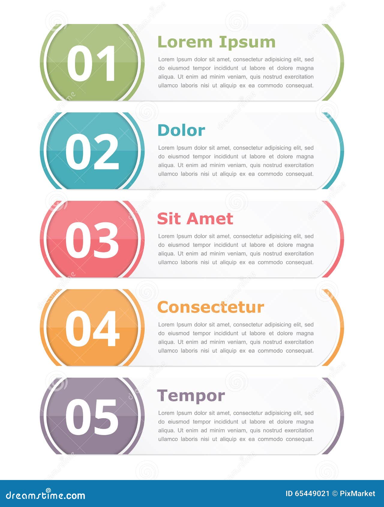 Design Elements with Numbers Stock Vector - Illustration of number ...