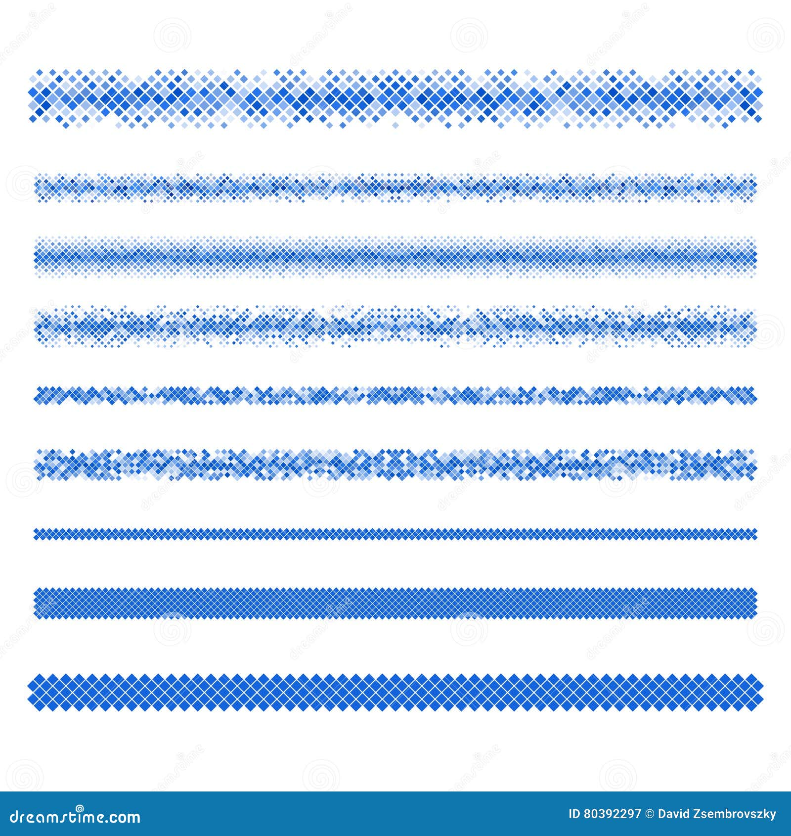 Divider Line Clip Art Blue