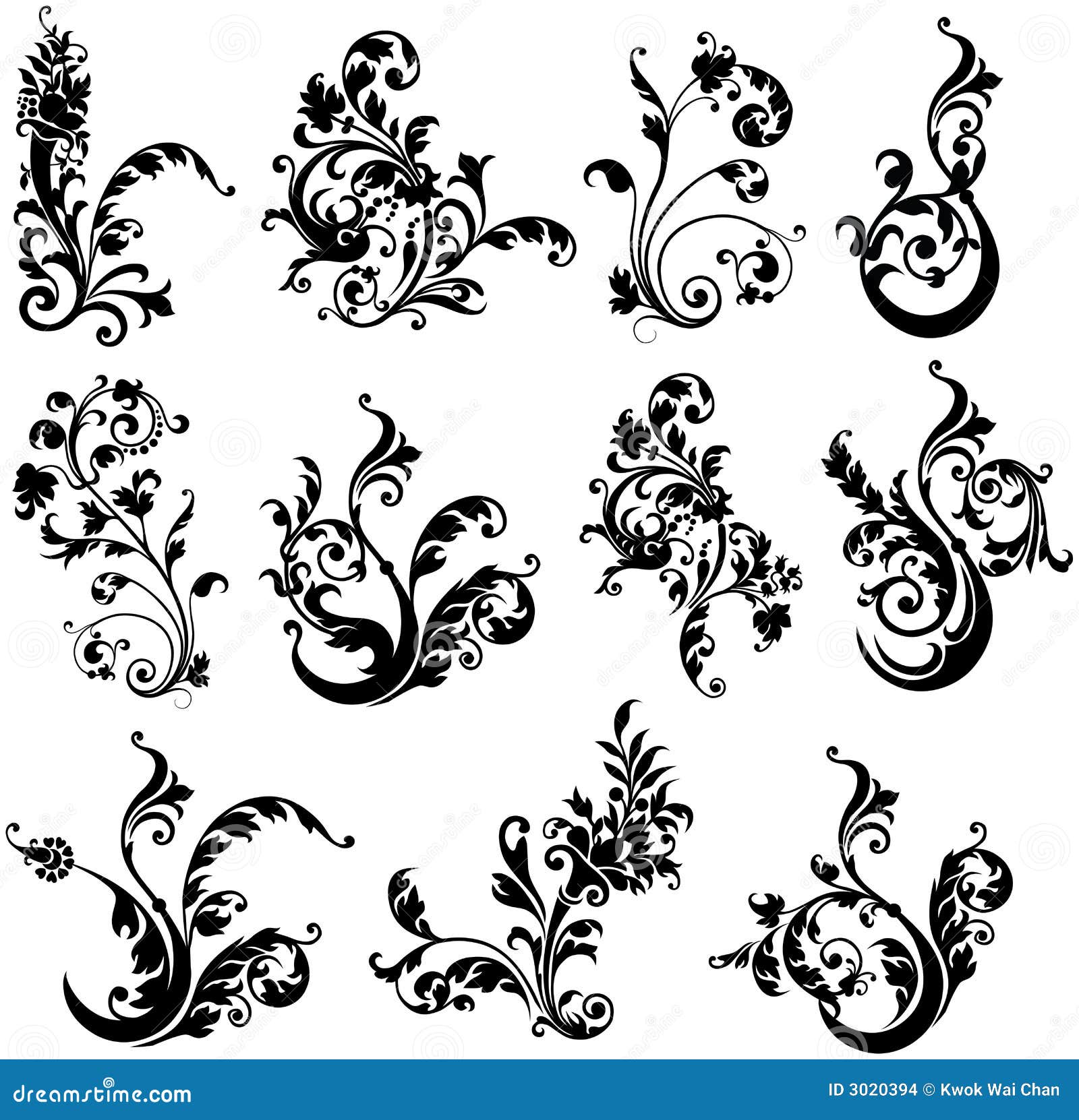 Design Elements of Plant stock vector. Illustration of element - 3020394