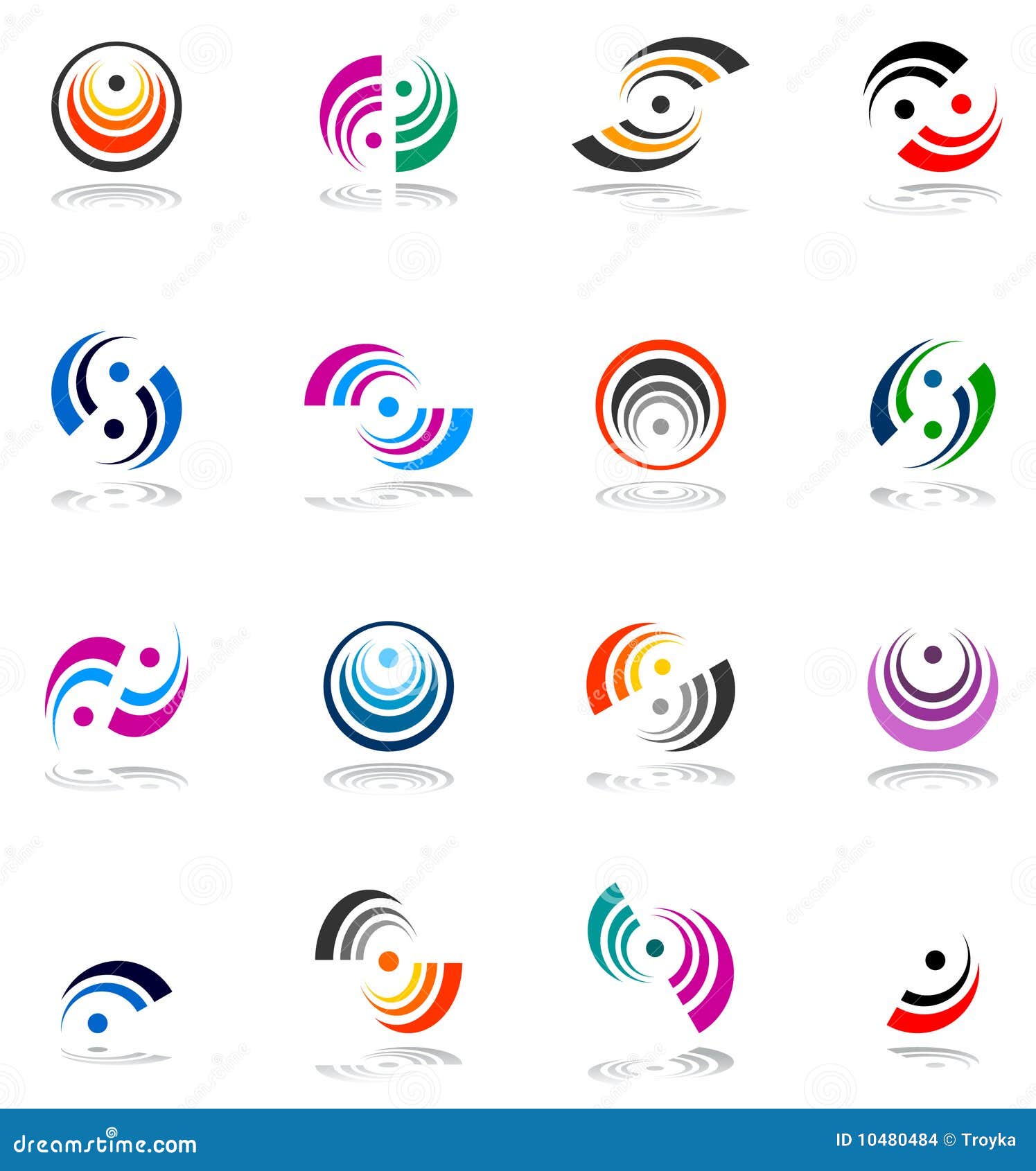 Design elements set. stock vector. Illustration of idea - 10480484