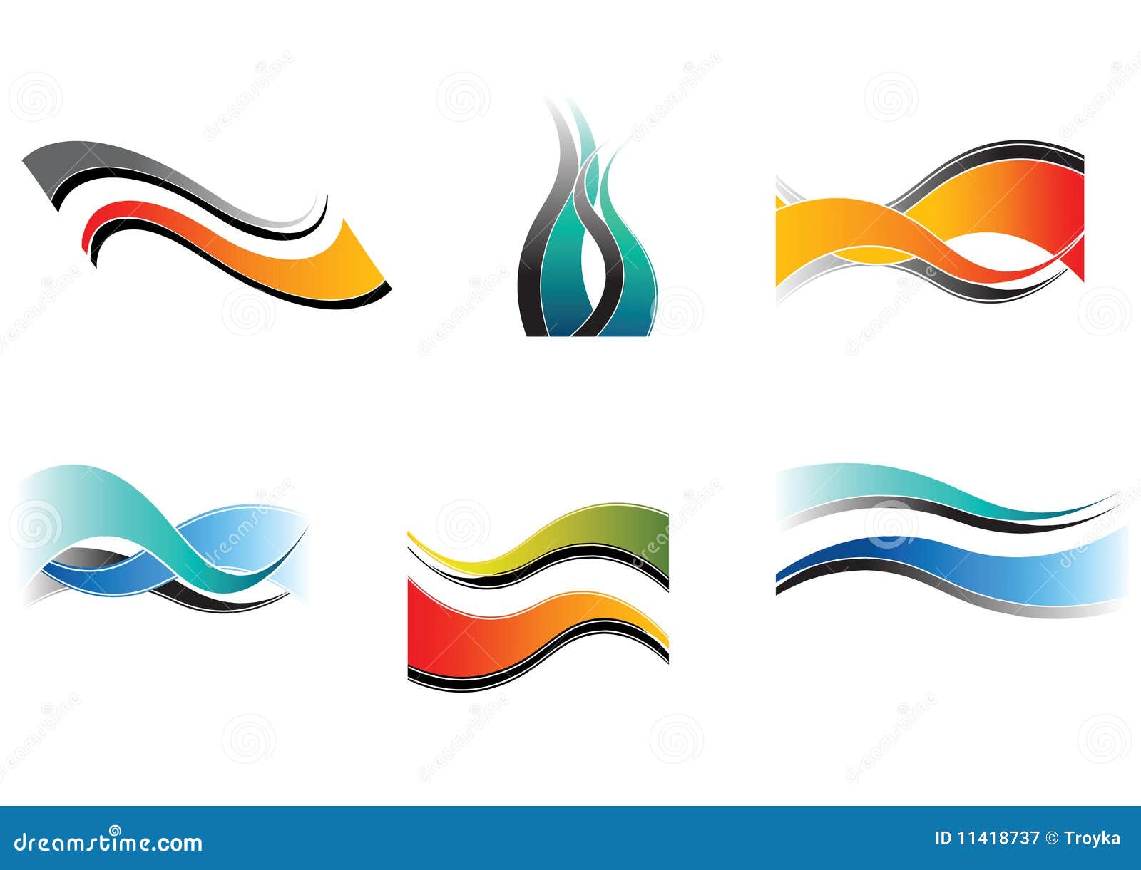 Design elements set. stock vector. Illustration of label - 11418737