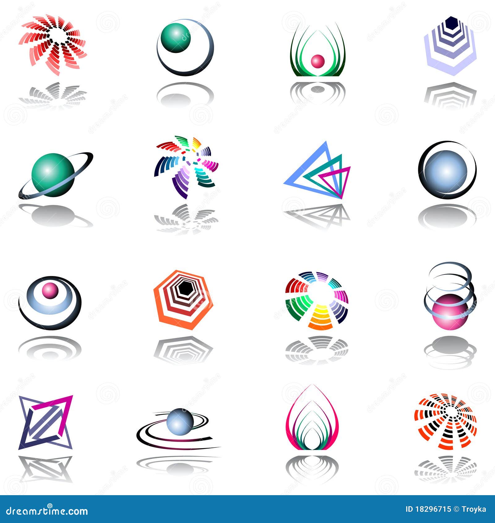 Design elements set. stock vector. Illustration of design - 18296715