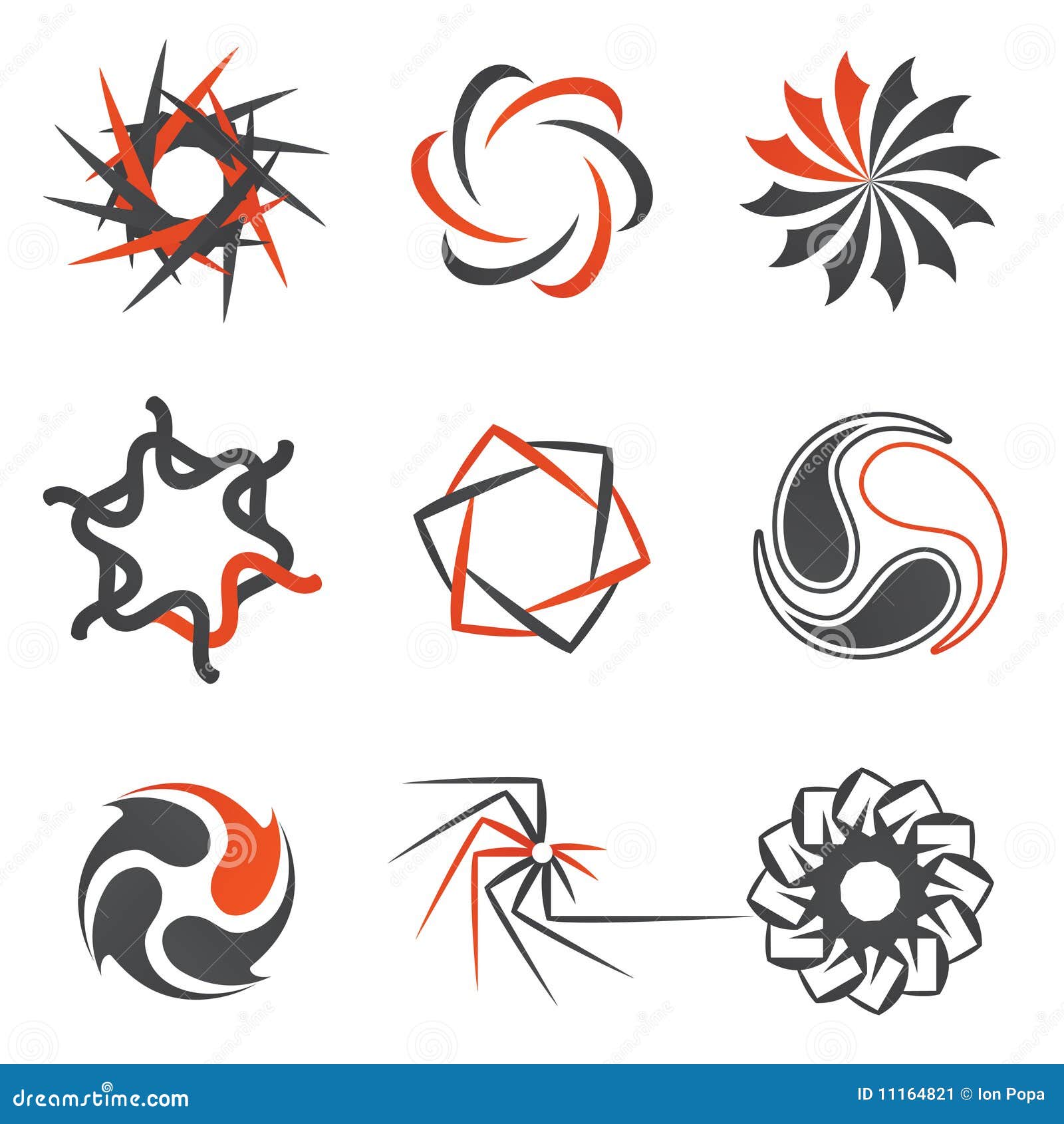 Design elements set 3 stock vector. Illustration of design - 11164821