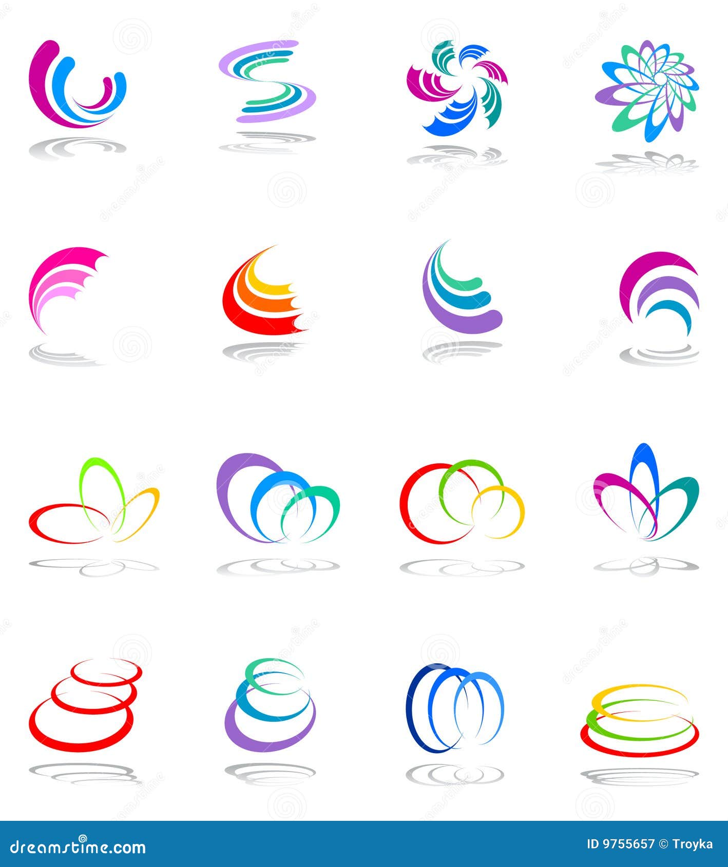 Design elements set. stock vector. Illustration of idea - 9755657