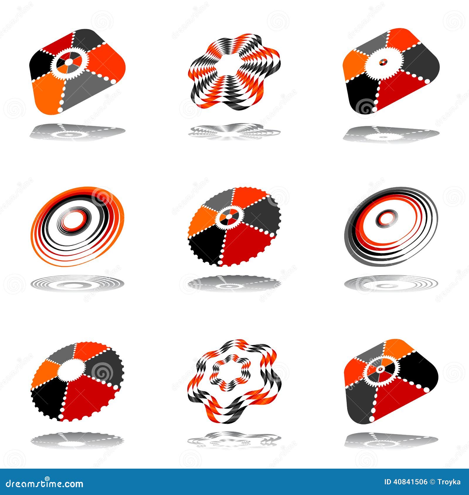 Design Elements Set. Abstract Icons Stock Vector - Illustration of icon ...