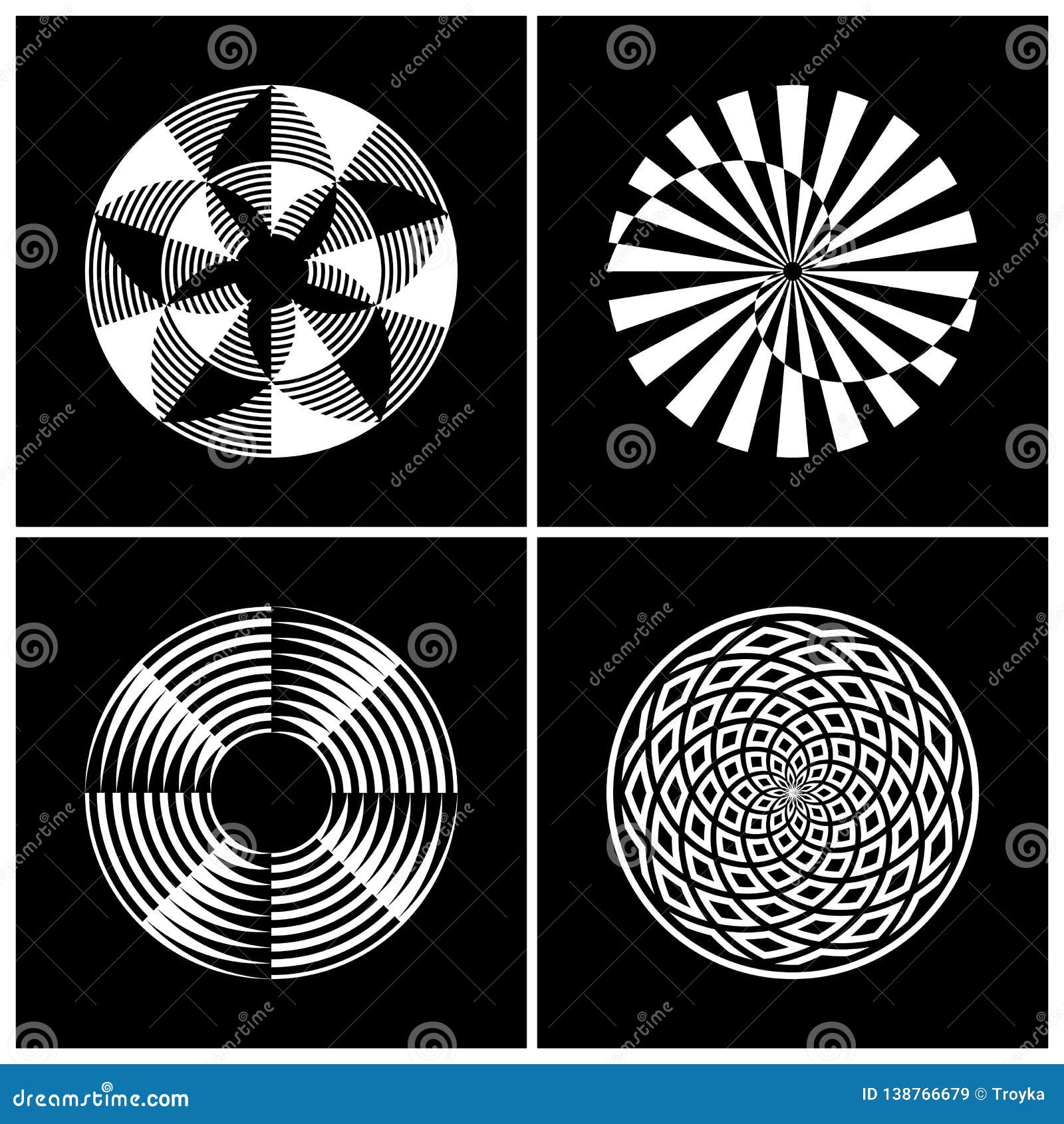 Design Elements Set. Abstract Rotation Circle Icons Stock Vector ... Design Elements Set. Abstract Rotation Circle Icons Stock Vector ...