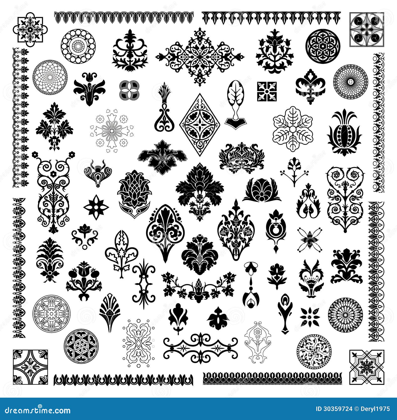 Design elements stock vector. Illustration of abstract - 30359724