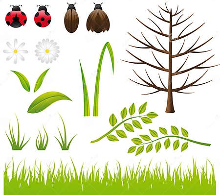 Design Elements - Spring- Nature Stock Vector - Illustration of ...