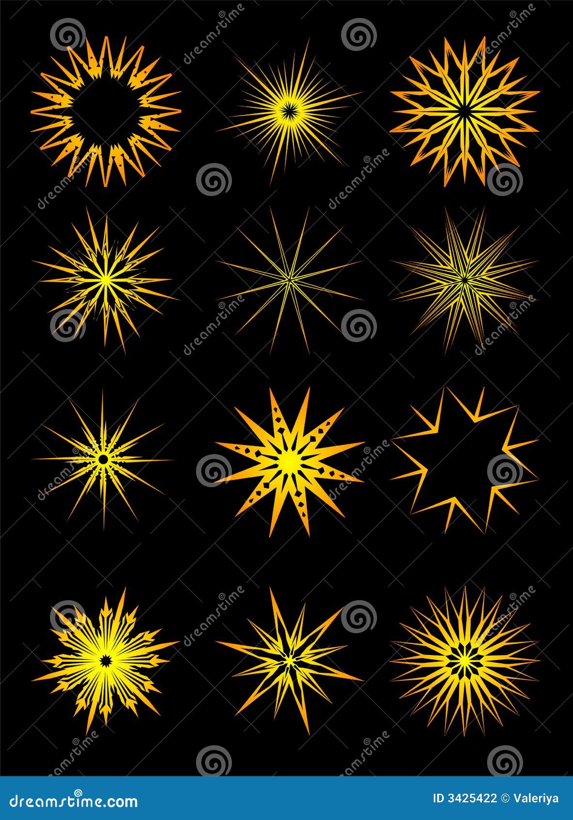 Design Elements - stars stock vector. Illustration of graphic - 3425422