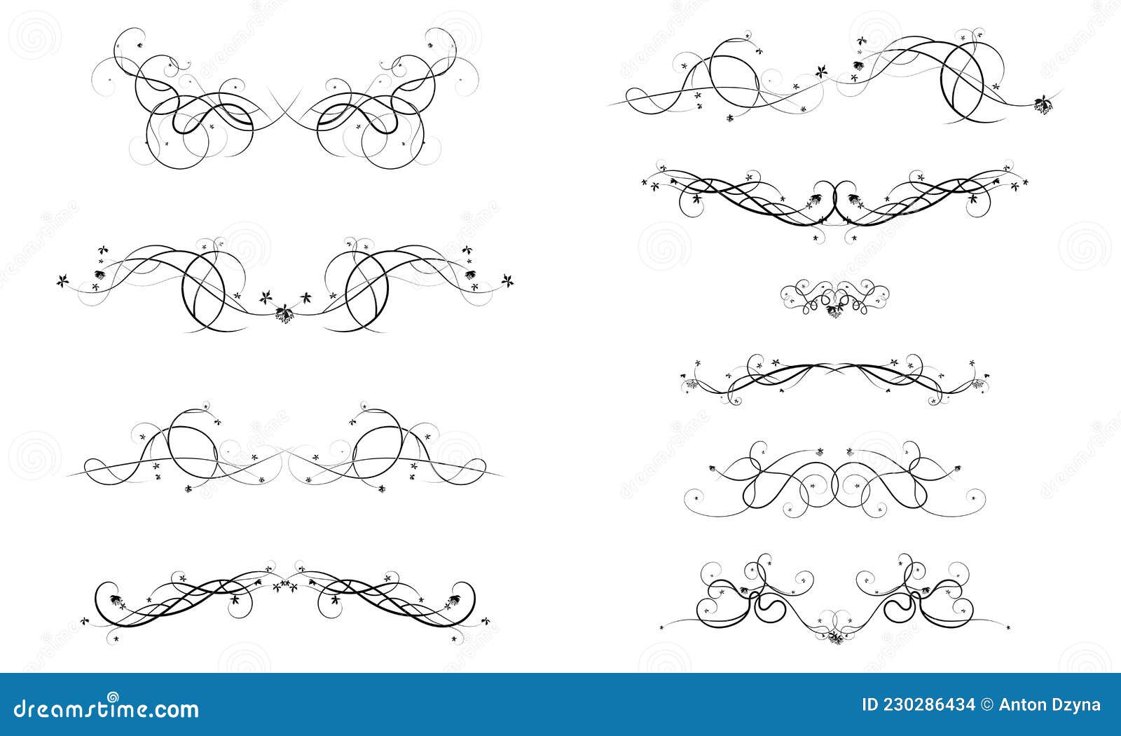Design Elements of Tendrils of Grapes and Berries Stock Vector ...