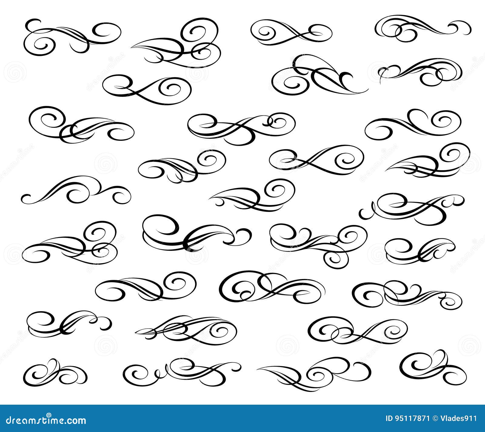 Design Elements.Vector Illustration.Black , White. Stock Vector ...