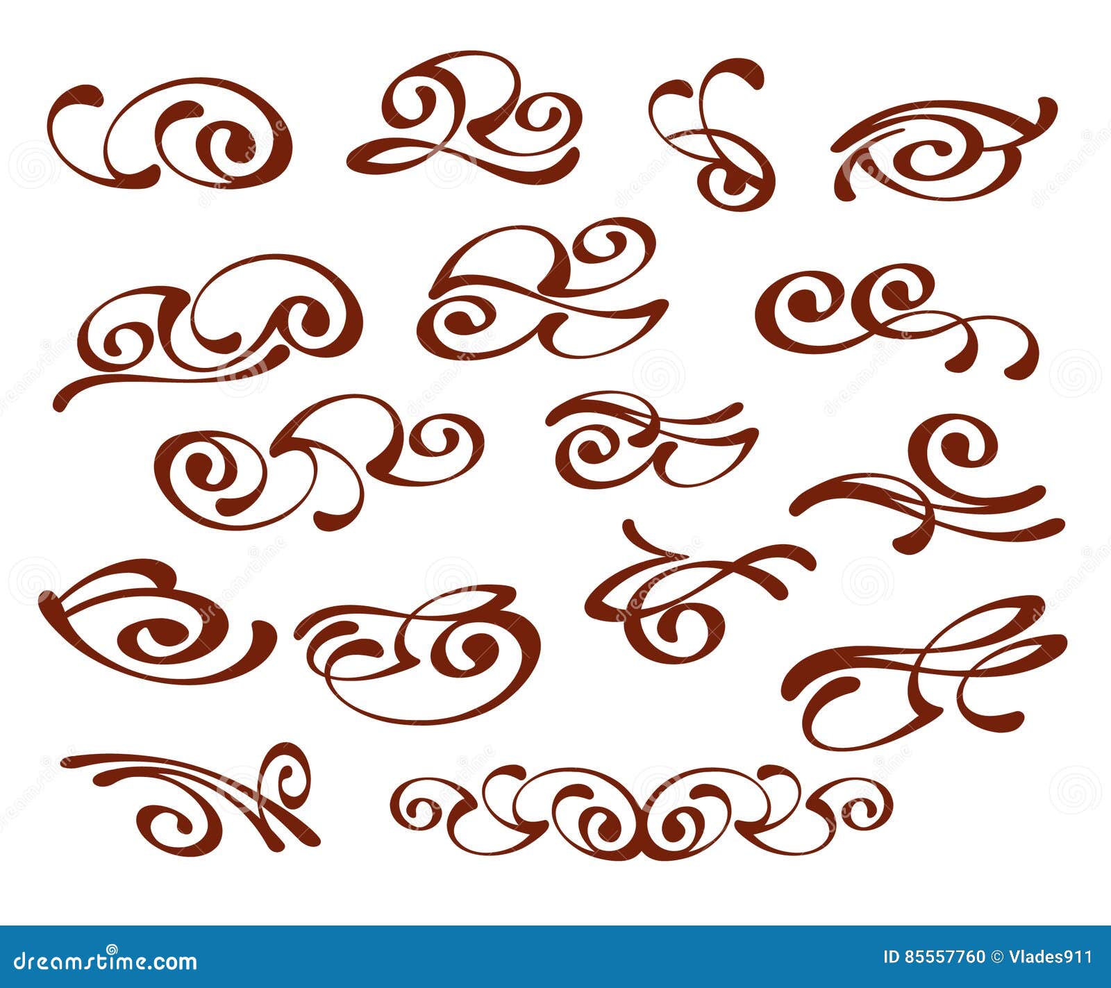 Design Elements. Vector Illustration.Brown . Stock Vector ...