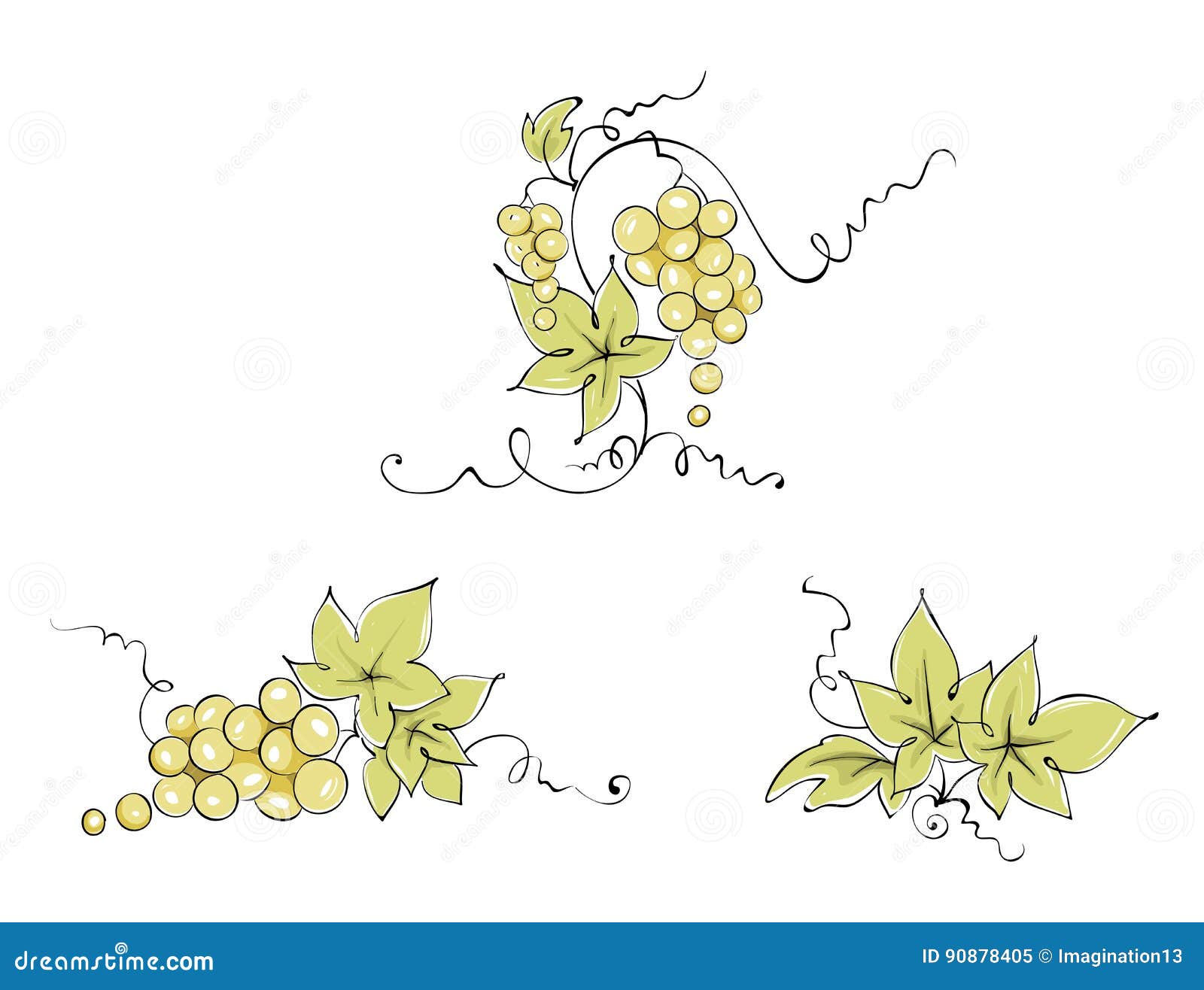 Design elements -- vine stock vector. Illustration of color - 90878405