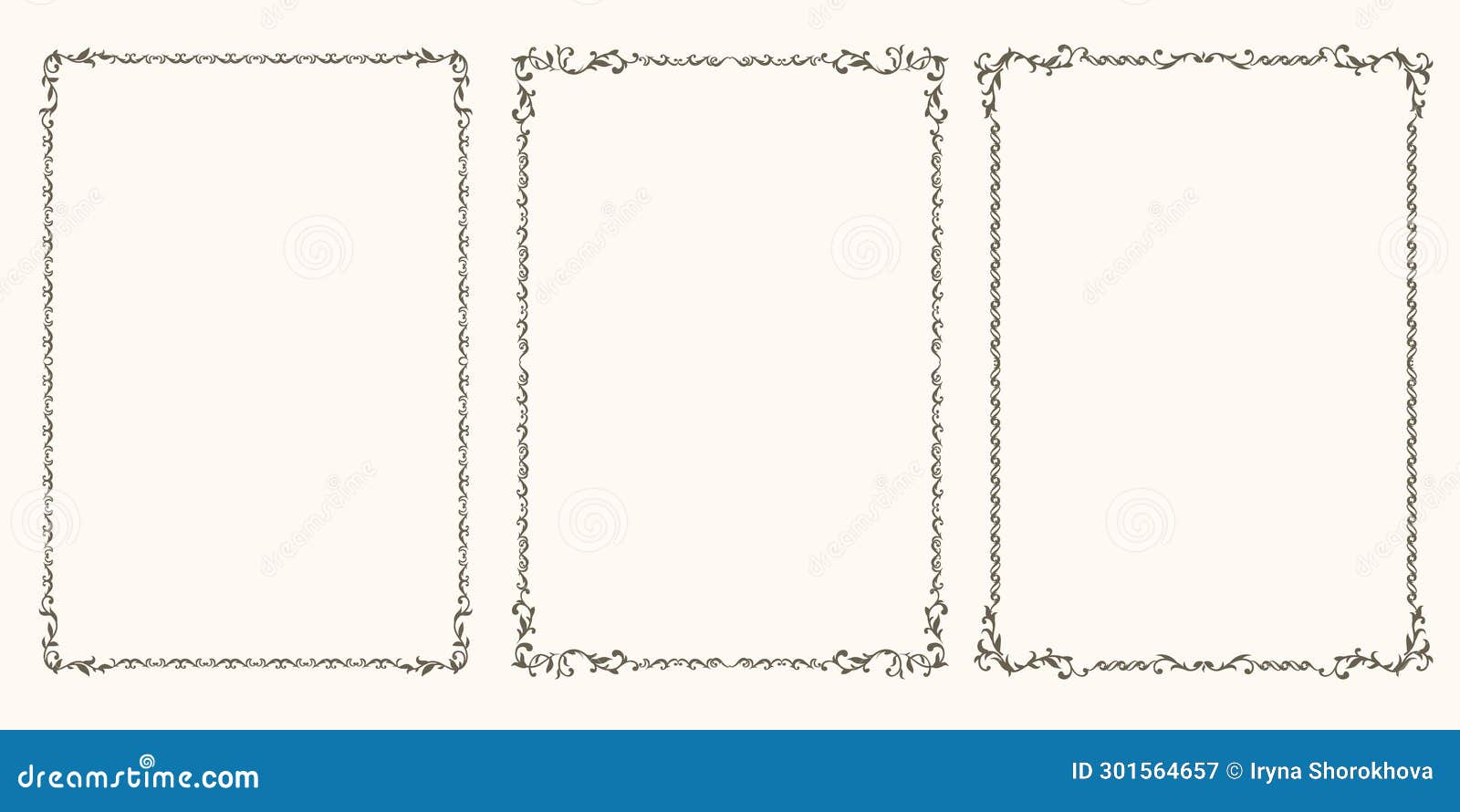 Design Elements, Vintage Royalty Frames Stock Vector - Illustration of ...