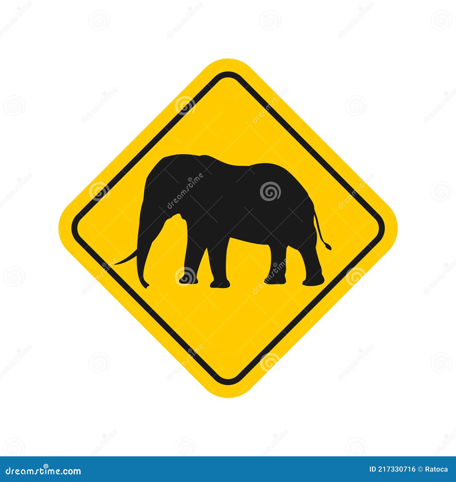 Design of elephant sign stock vector. Illustration of jungle - 217330716