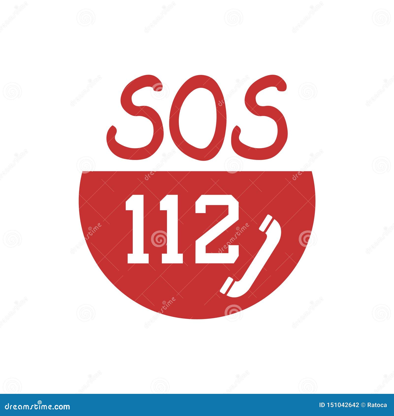 Design of 112 Emergency Icon Stock Vector - Illustration of healthy ...