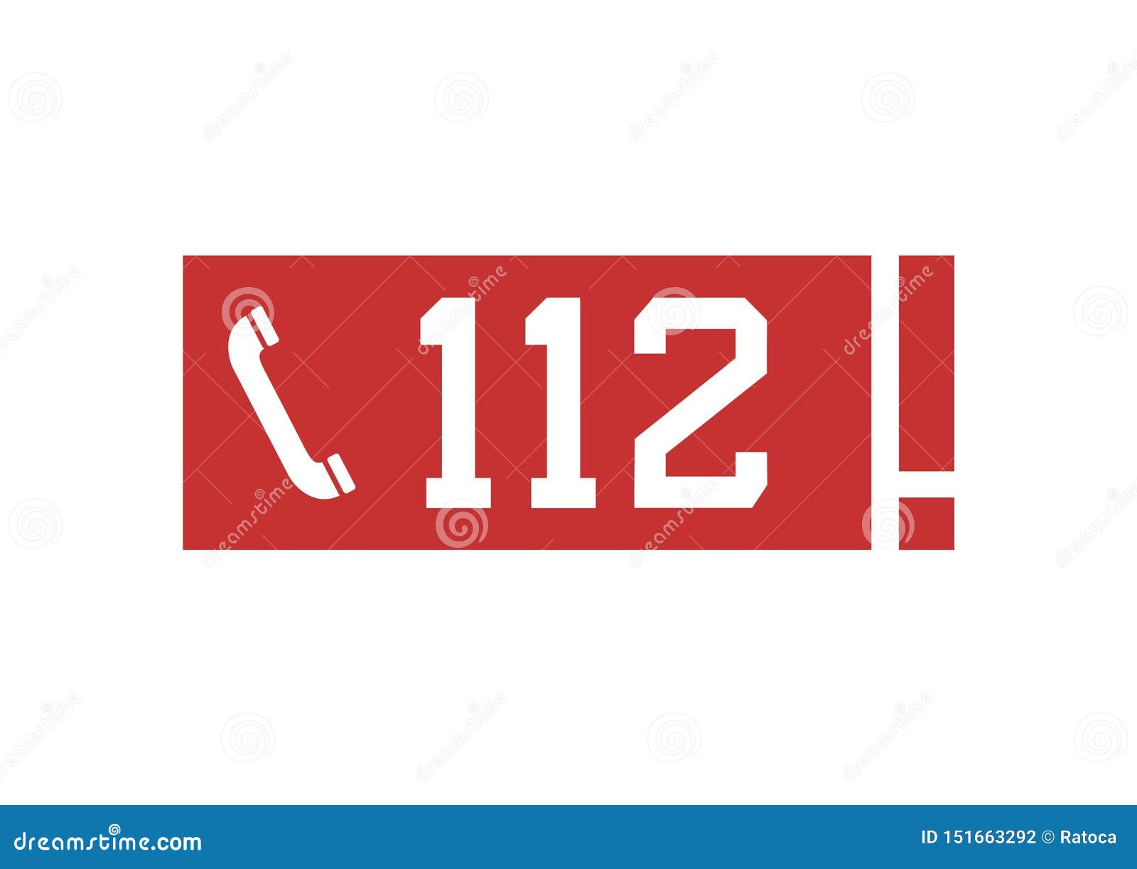 Design of 112 Emergency Icon Stock Vector - Illustration of creative ...