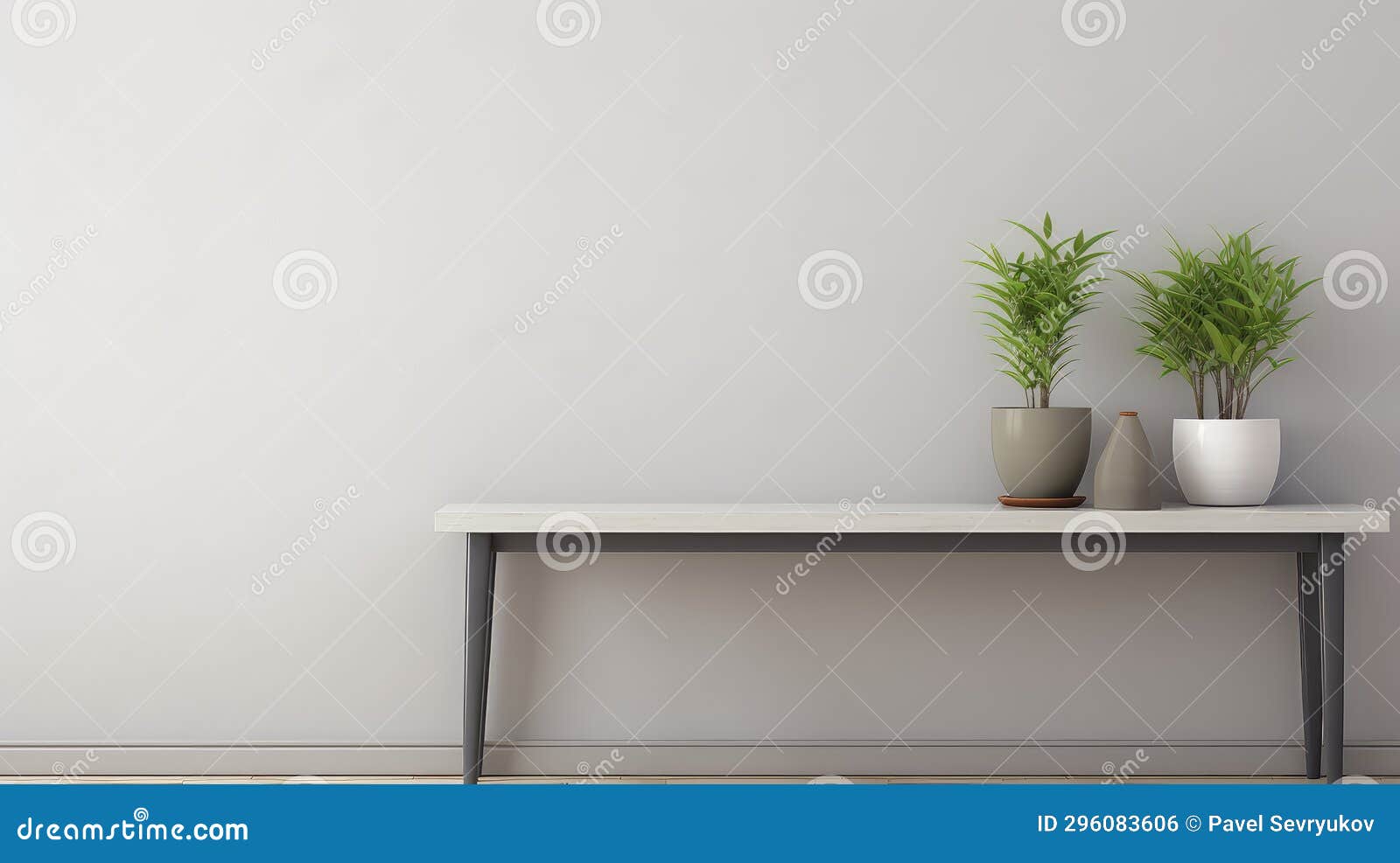 Design Empty Wall Table Background Stock Illustration - Illustration of ...