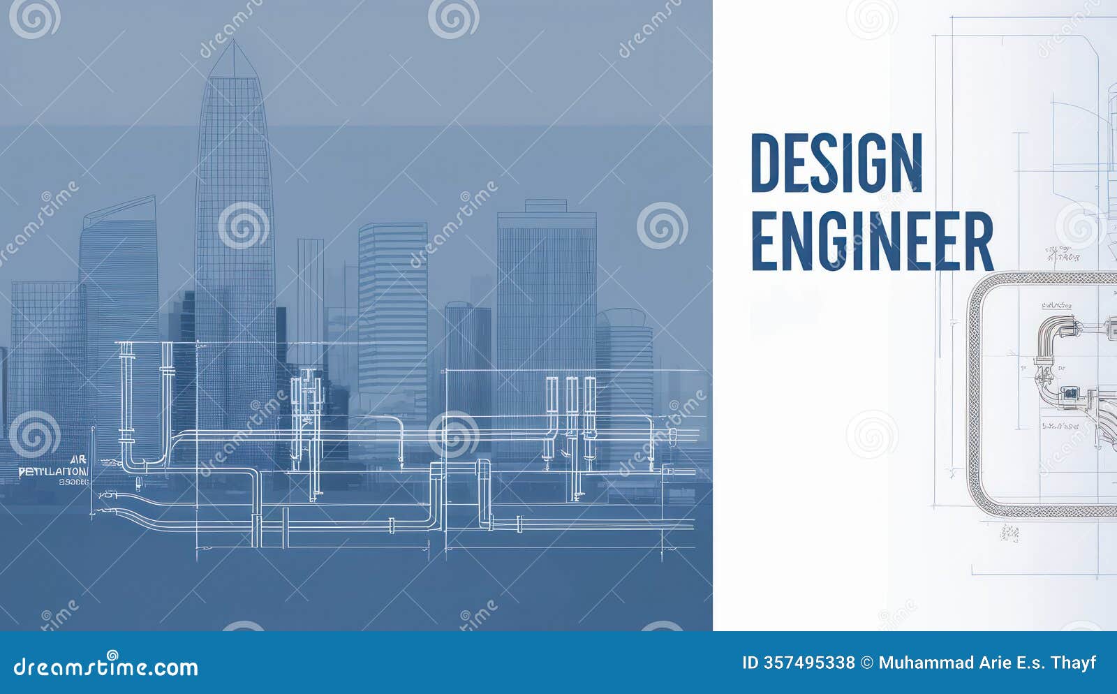 Design Engineer Book Cover Template Stock Illustration - Illustration ...