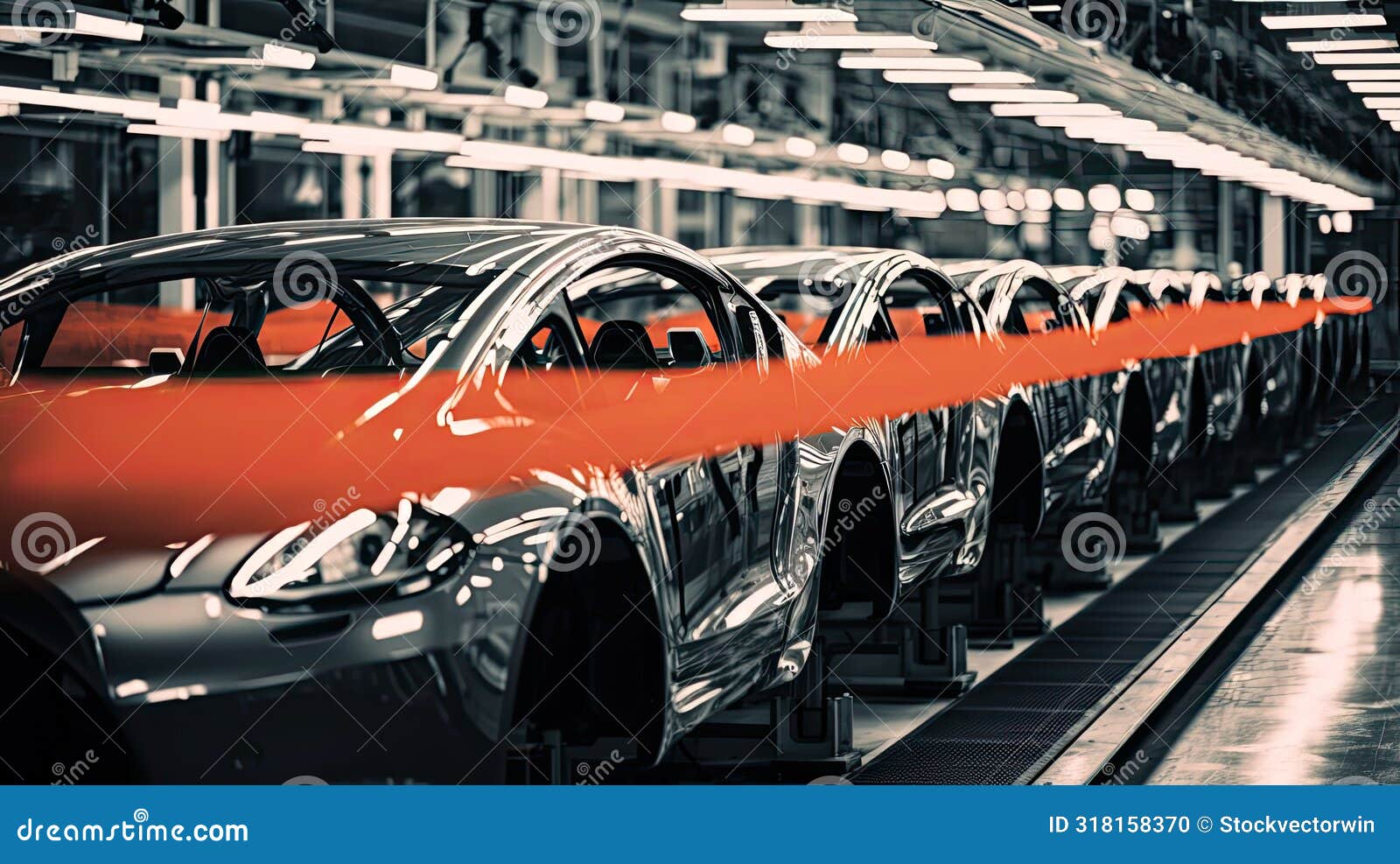 Design Engineering Car Production Stock Illustration - Illustration of ...