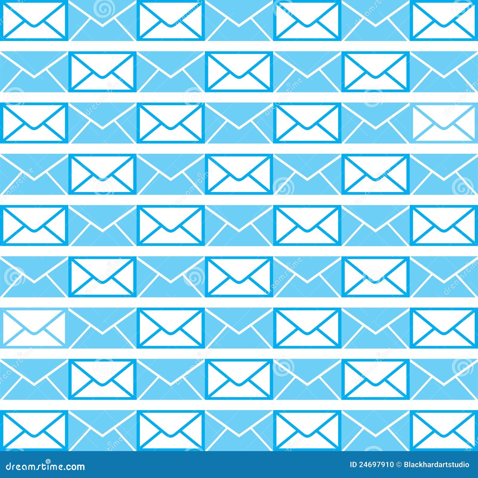 The Design of Envelope Blue Wallpaper Background Stock Illustration ...