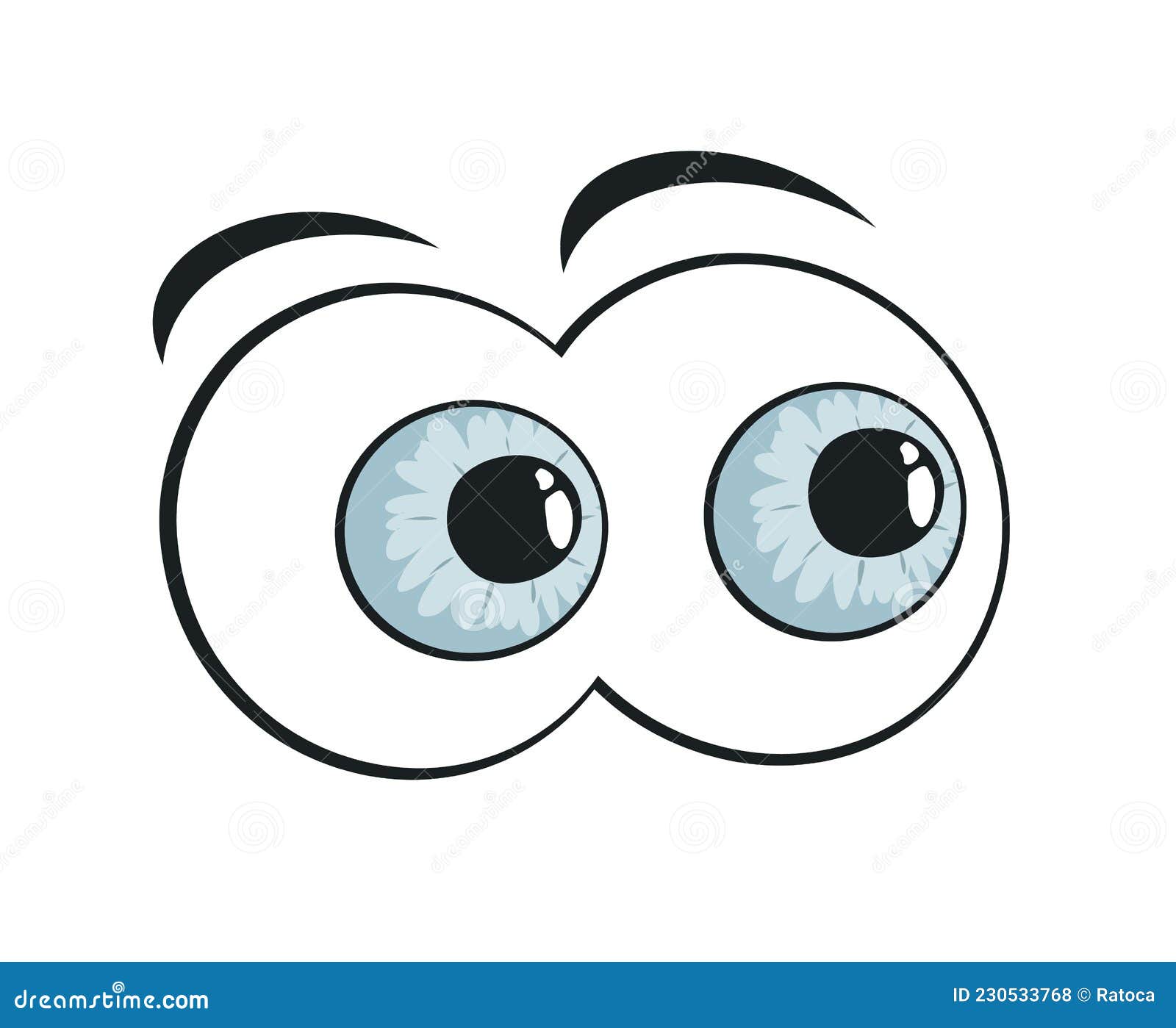 Design of Eyes Looking Illustration Stock Vector - Illustration of ...