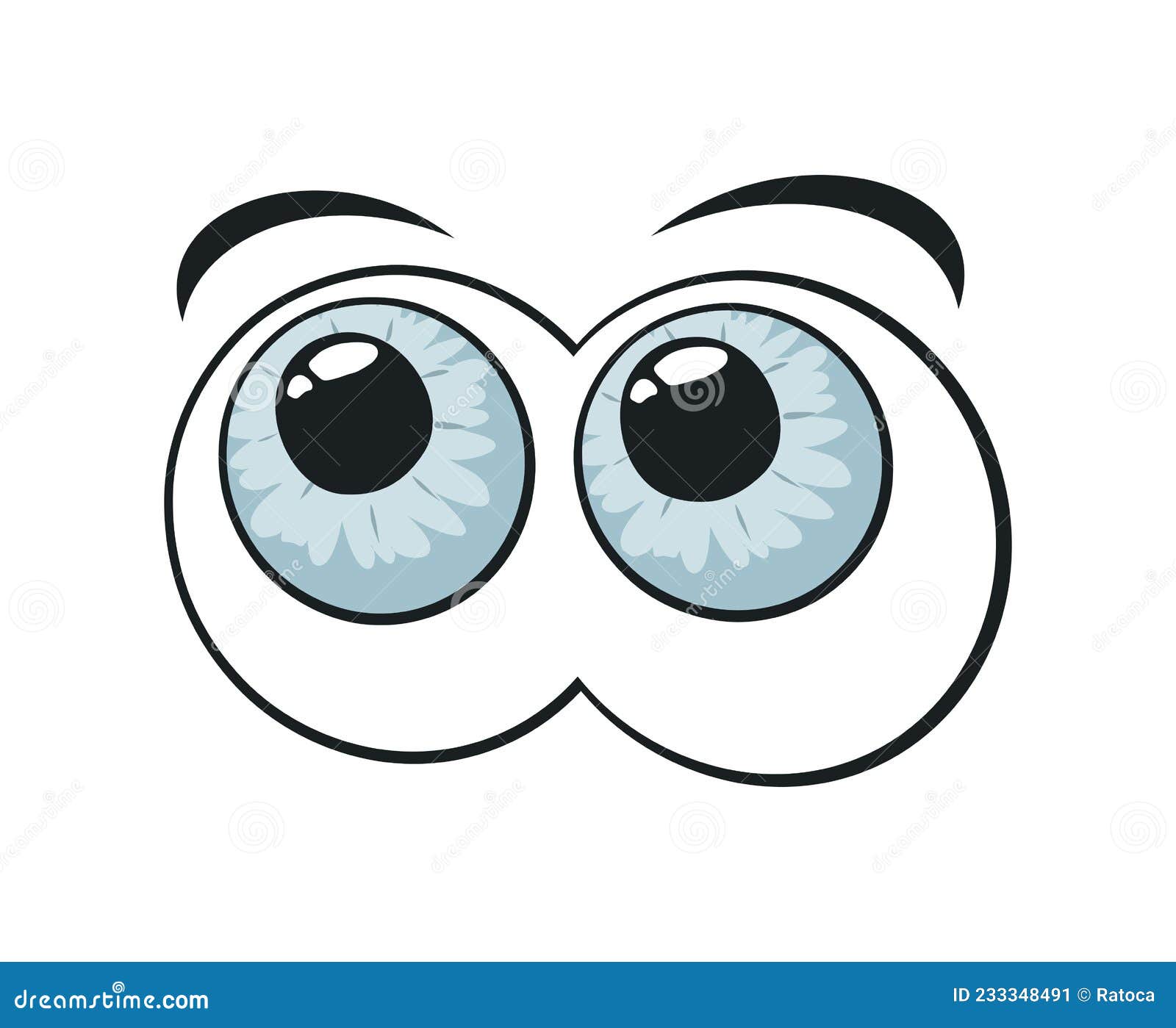 Design of Eyes Looking Illustration Stock Vector - Illustration of ...