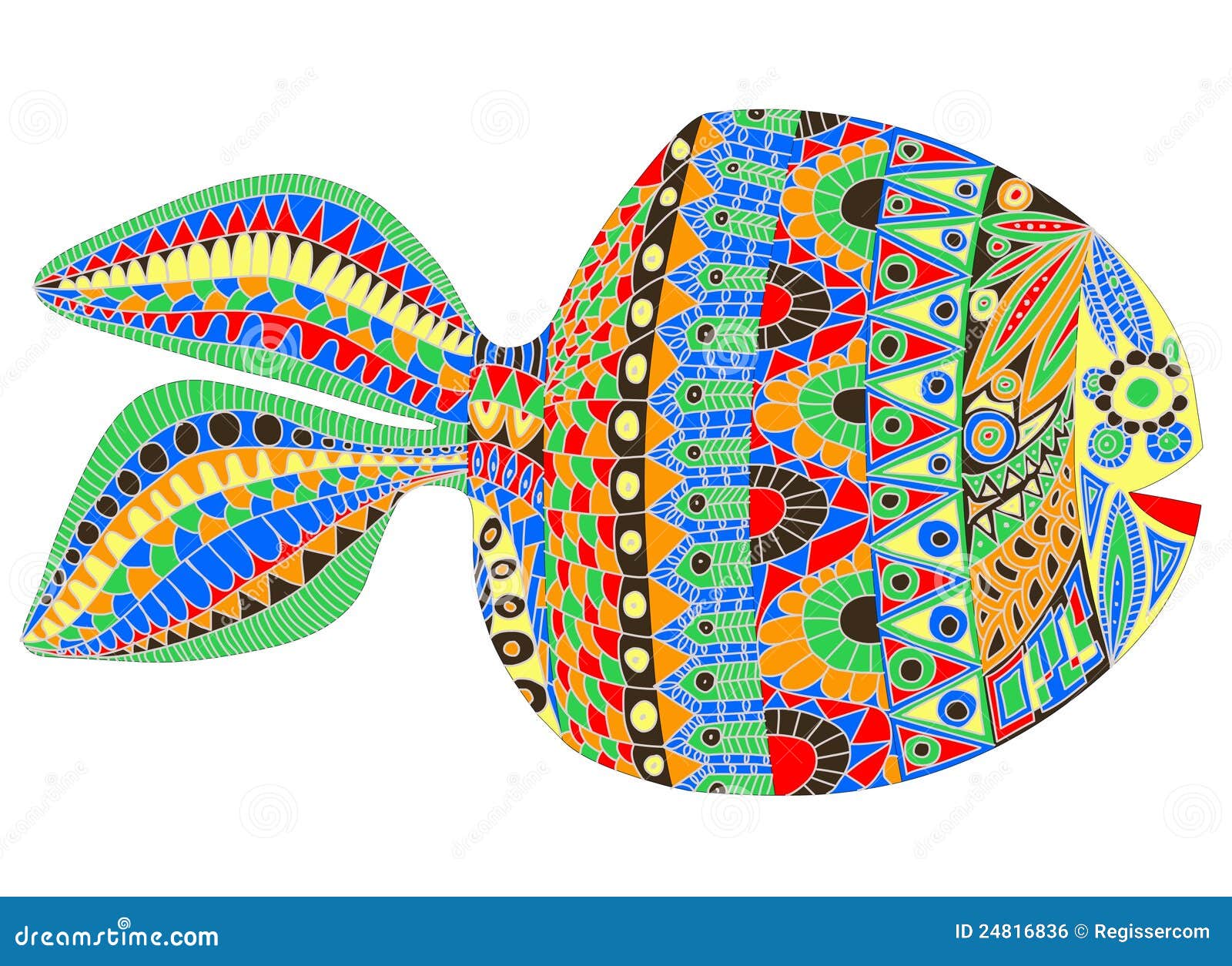Design fish stock illustration. Illustration of design - 24816836