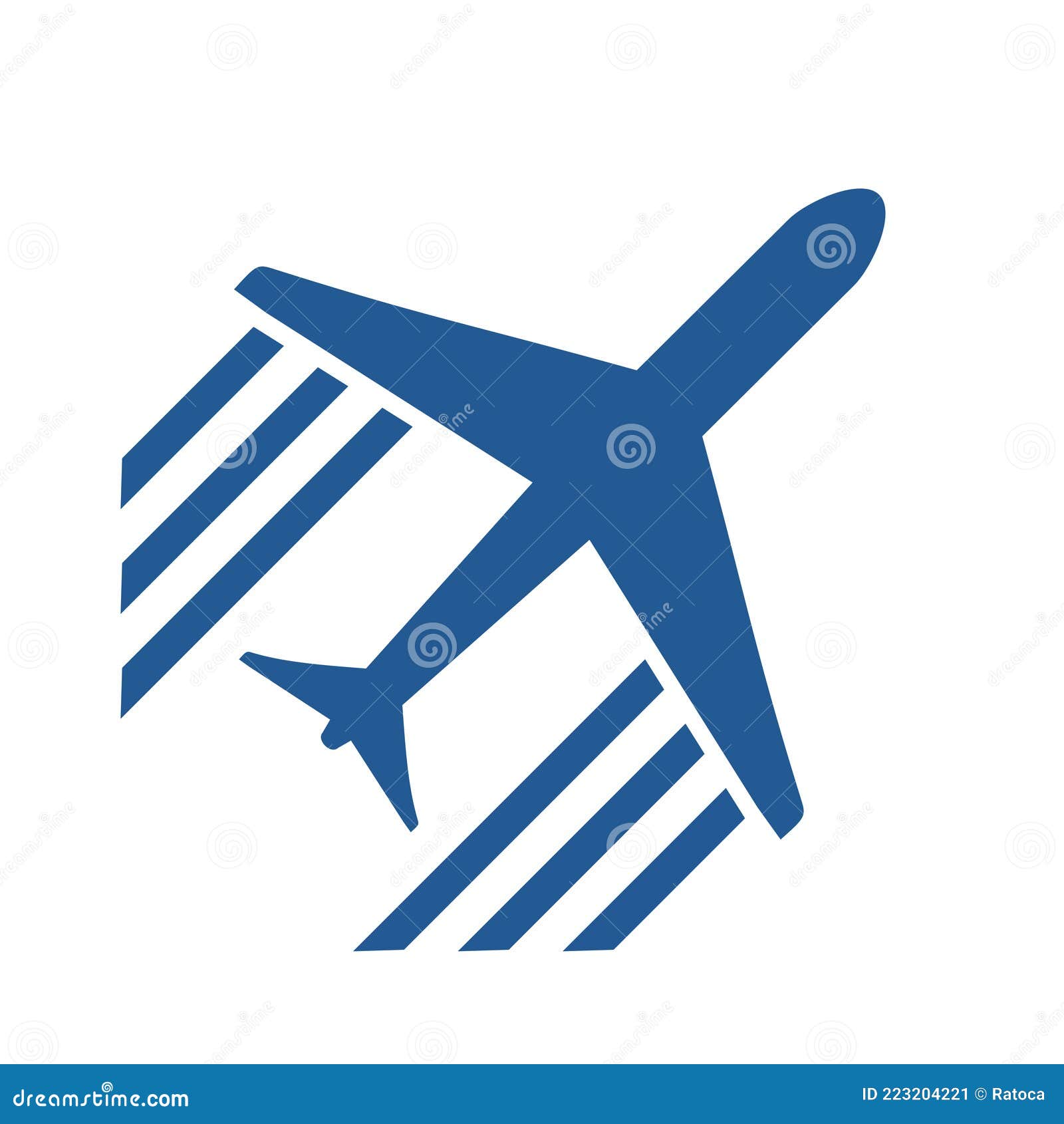 Design of Flying Plane Icon Stock Vector - Illustration of ...