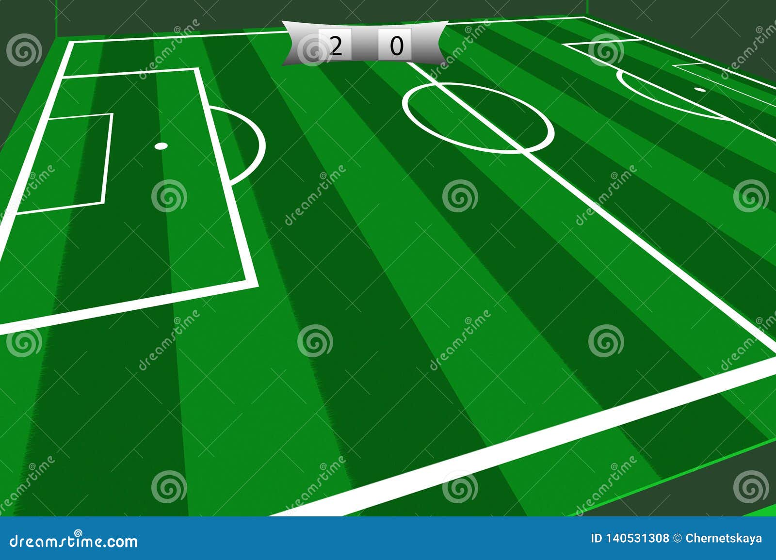 Design of football field stock illustration. Illustration of online ...