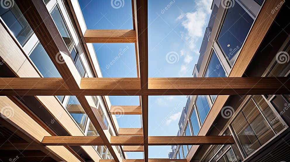 Design Framework Timber Frame Stock Illustration - Illustration of ...