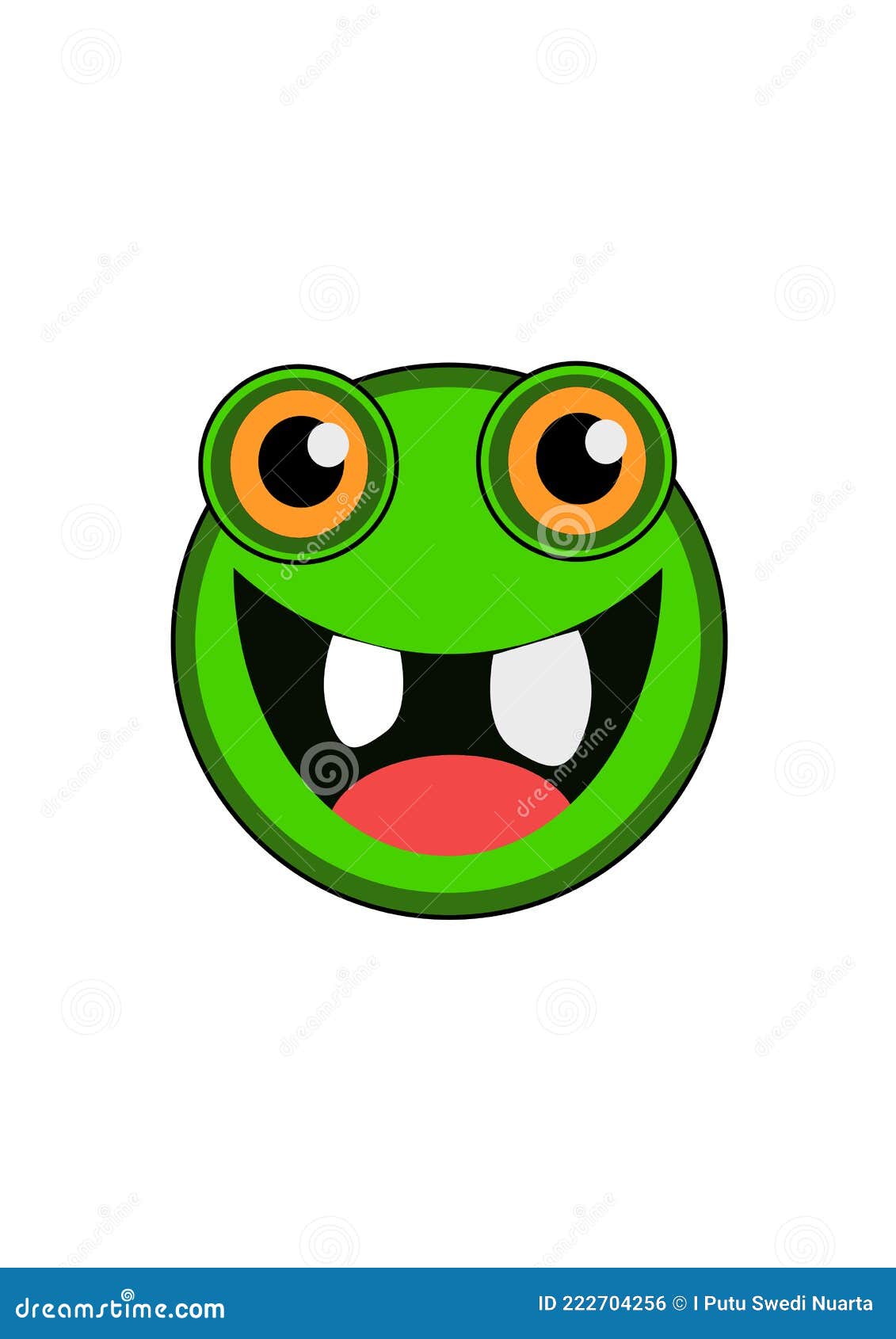 A design of frog in vector stock vector. Illustration of frog - 222704256