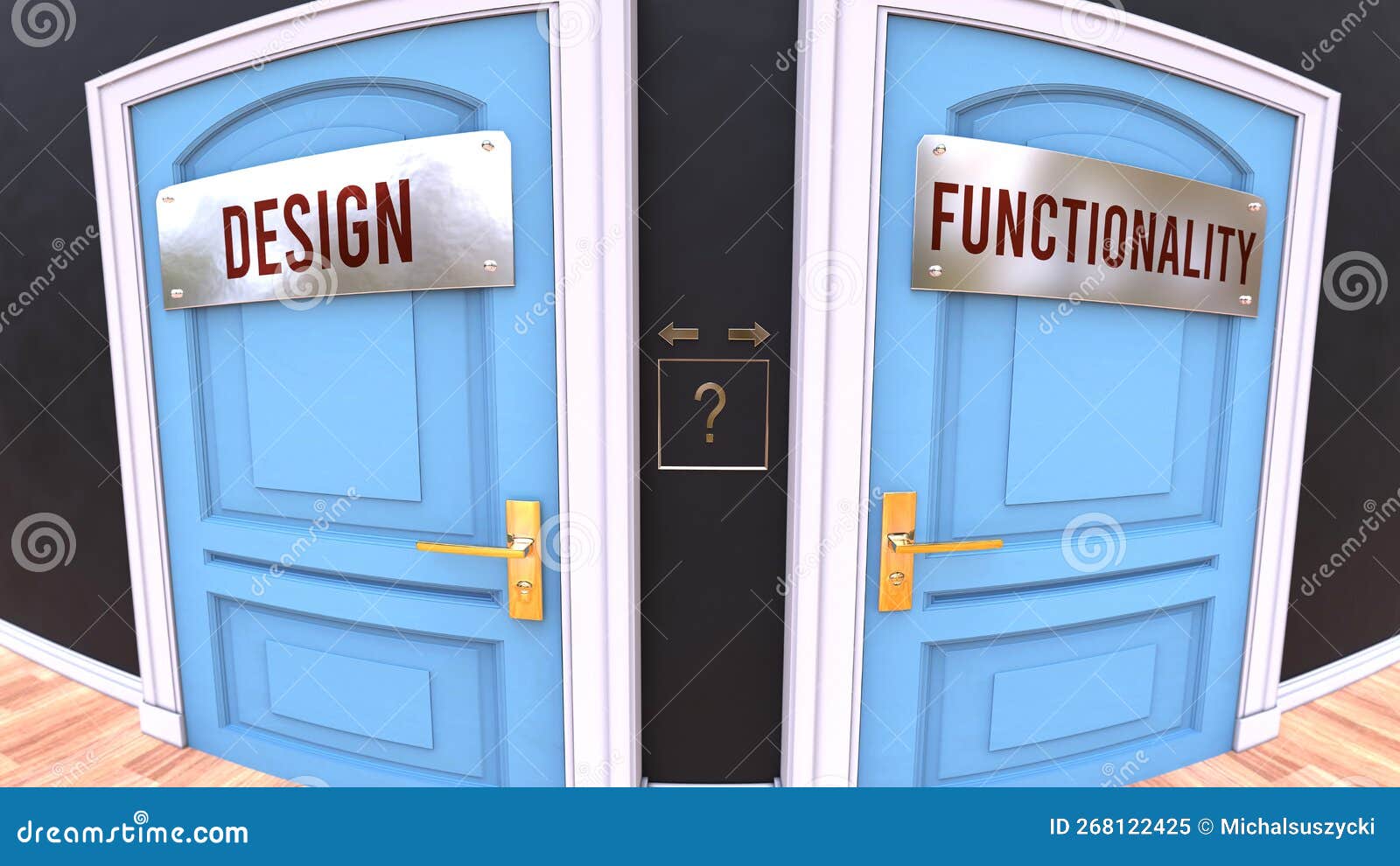 Design or Functionality - Two Options and a Choice and Dilemma Stock ...