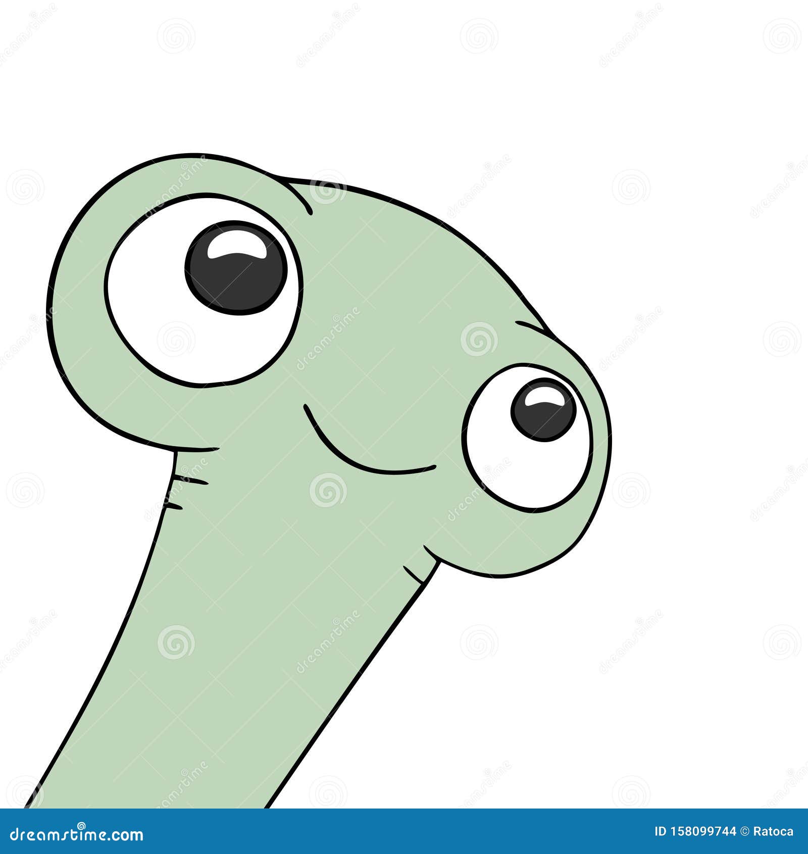 Design of funny alien draw stock vector. Illustration of icon - 158099744