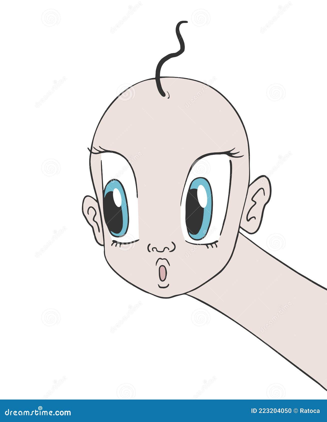 Design of Funny Face Looking Stock Vector - Illustration of looking ...