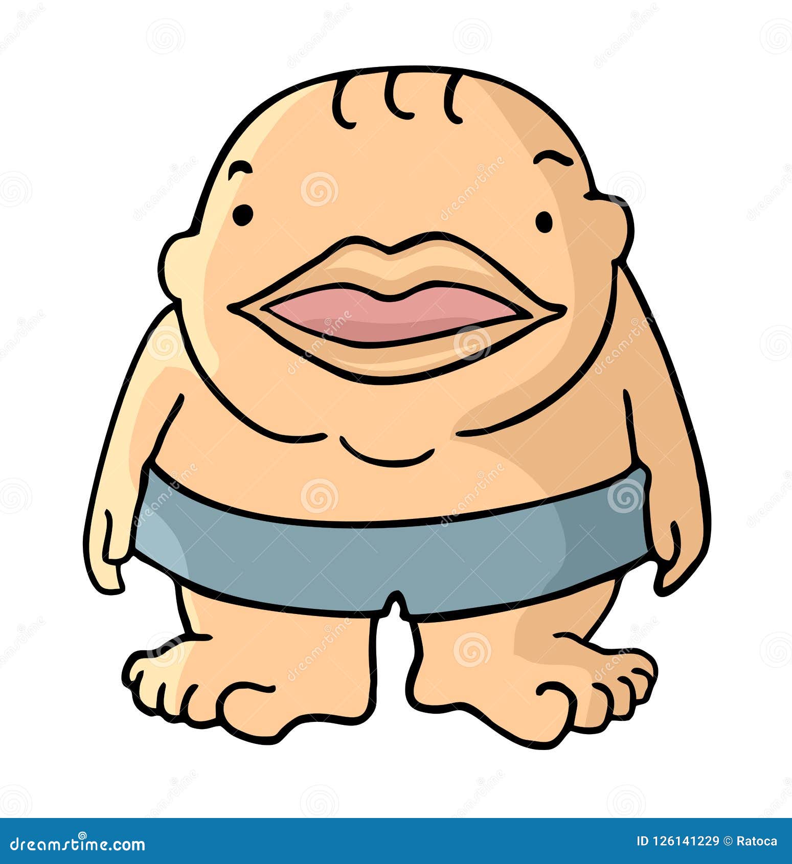 Funny puppet draw stock vector. Illustration of draw - 126141229