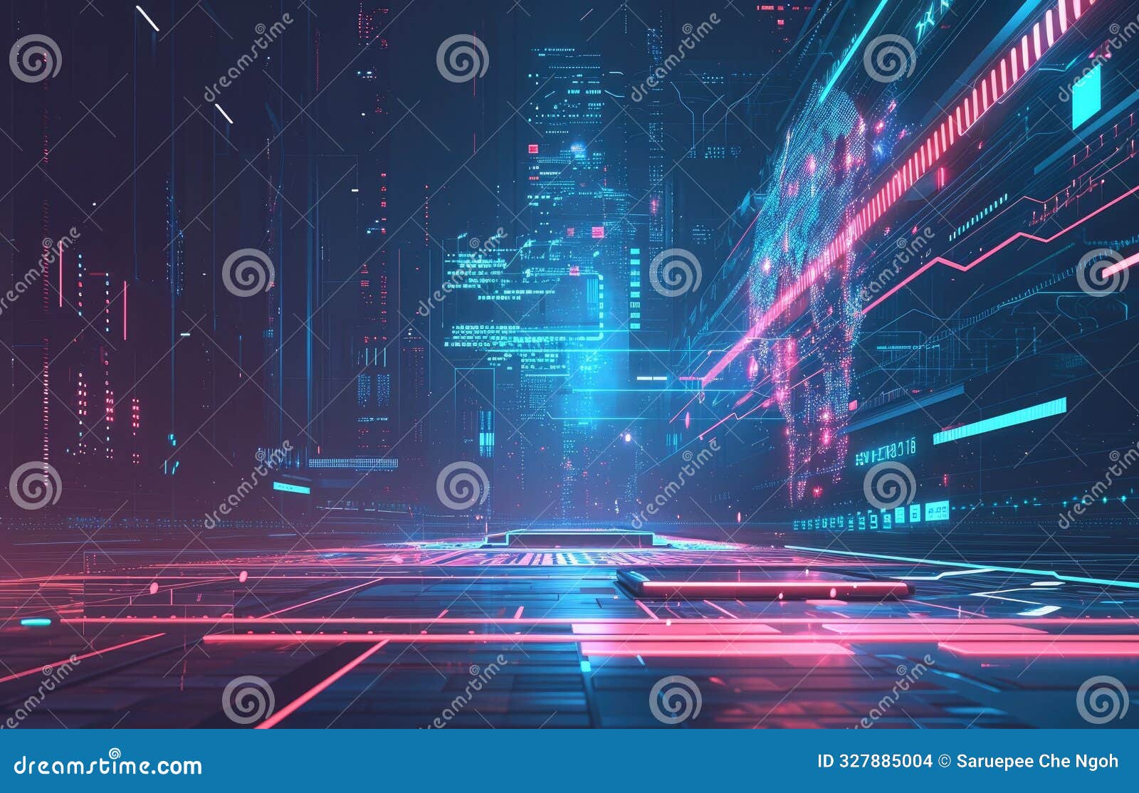 Design a Futuristic AI Themed Background Image AI and Futuristic ...