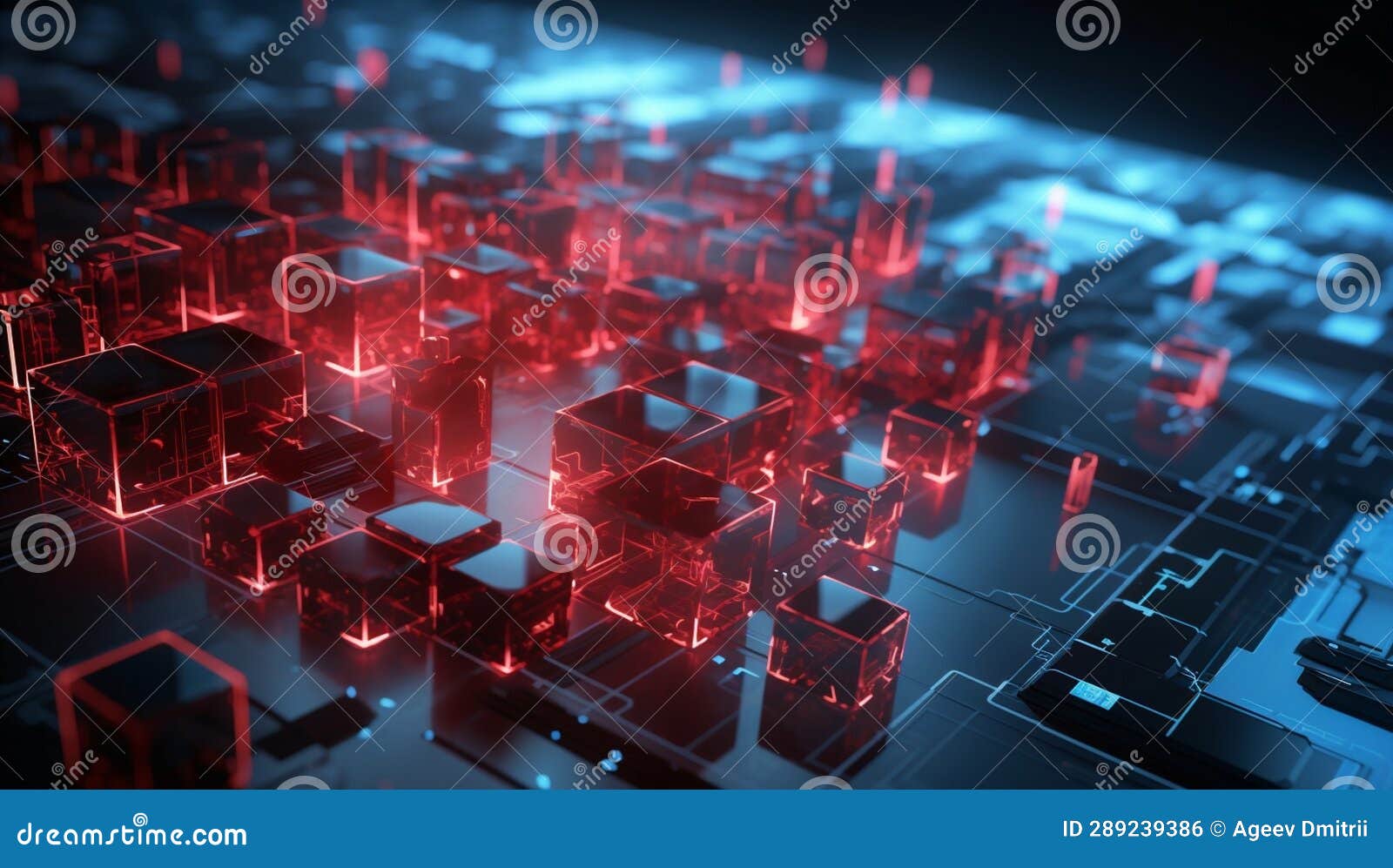 Design Futuristic Communication Future Science Cyberspace Network ...