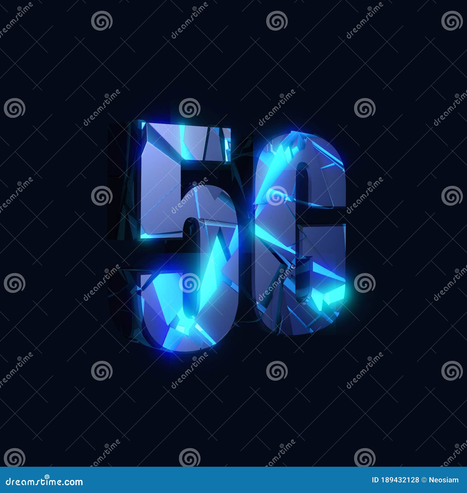 The design of the 5G font stock illustration. Illustration of look ...