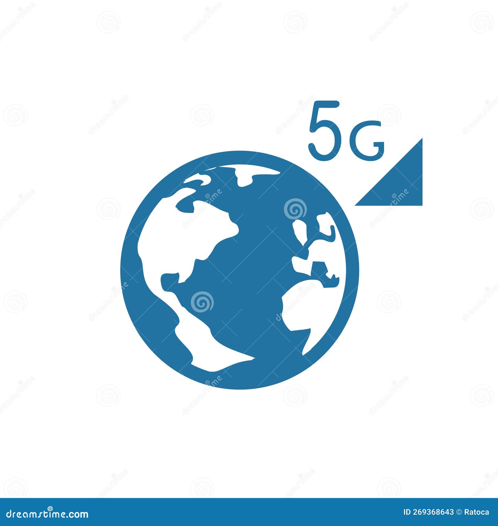 Design of 5G symbol stock vector. Illustration of wifi - 269368643