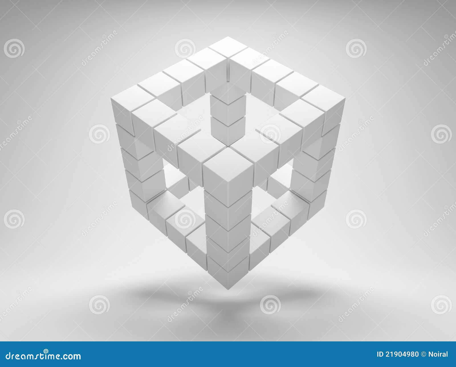Design Geometry of the Cubes Stock Illustration - Illustration of ...