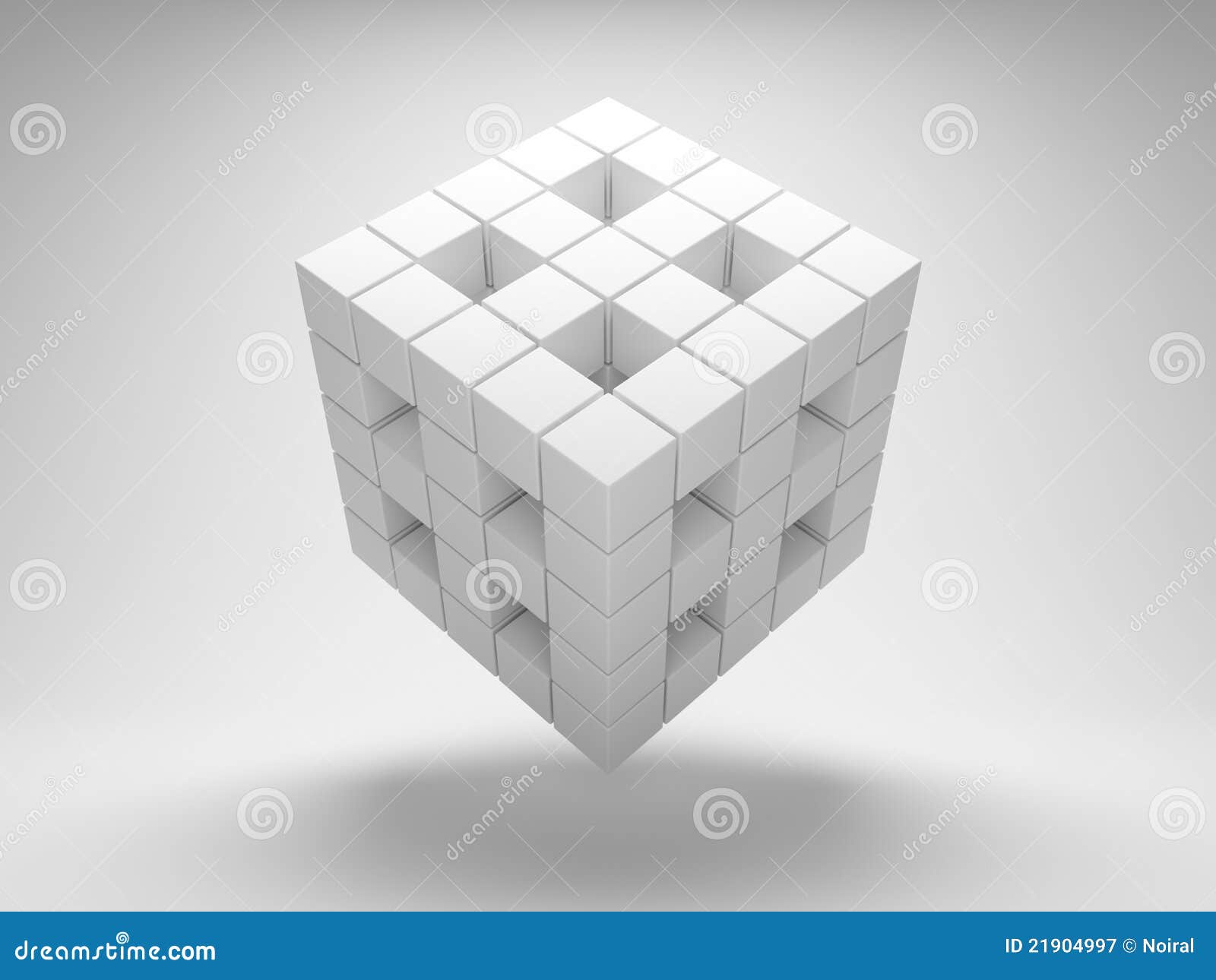 Design Geometry of the Cubes Stock Illustration - Illustration of gray ...