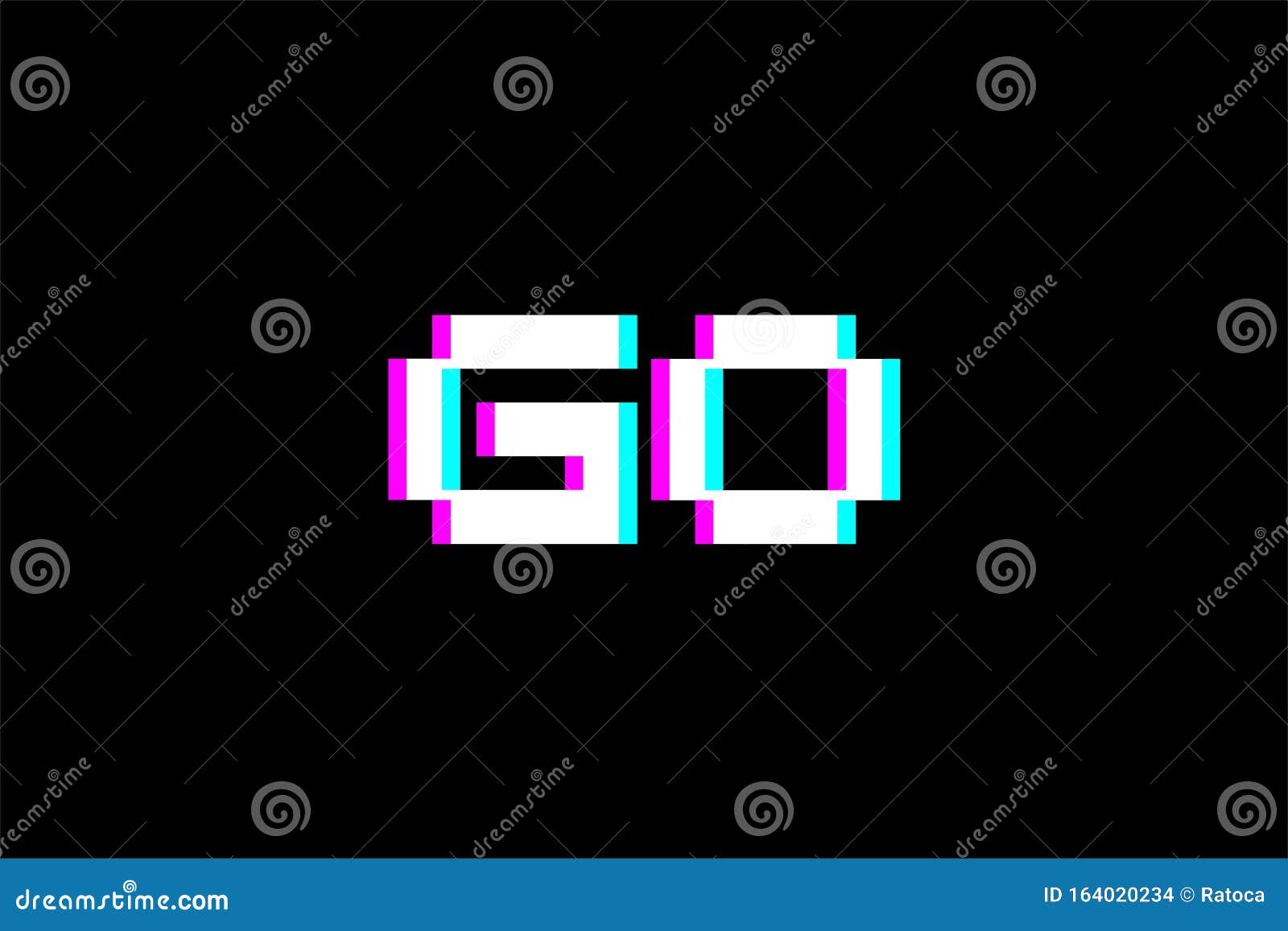 Design of go symbol stock vector. Illustration of graphic - 164020234