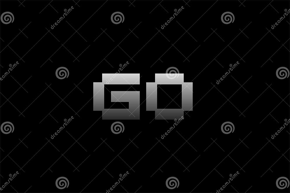 Design of go symbol stock vector. Illustration of vector - 223203362