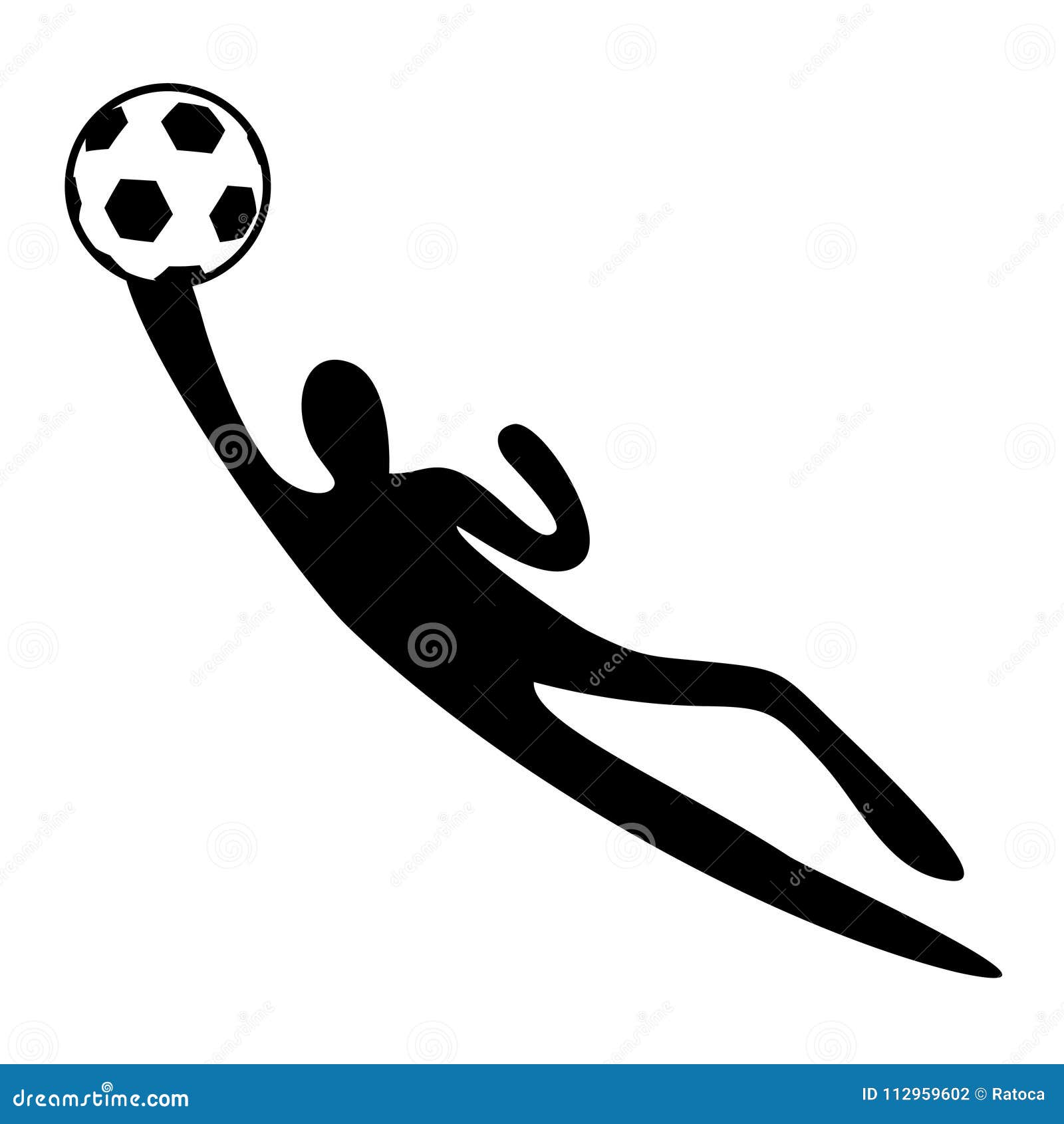 Design of Goalkeeper Illustration Stock Vector - Illustration of design ...