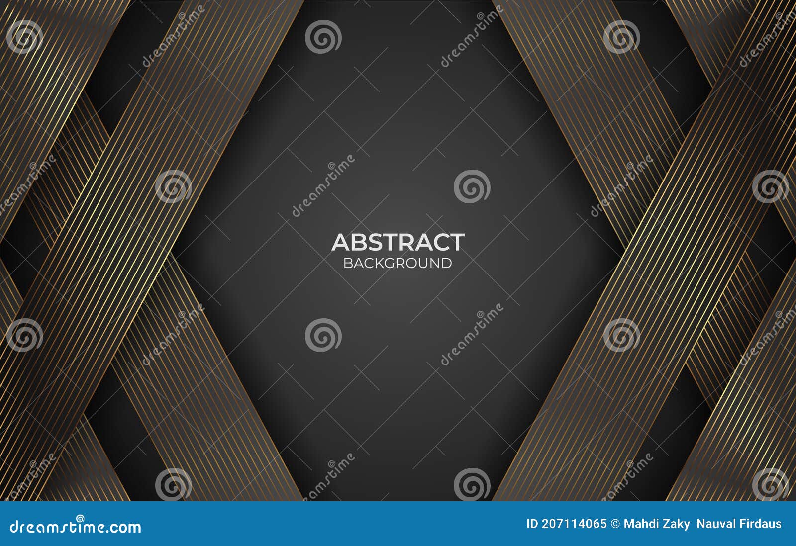 Design Gold Line Abstract Style Stock Vector - Illustration of isolated ...